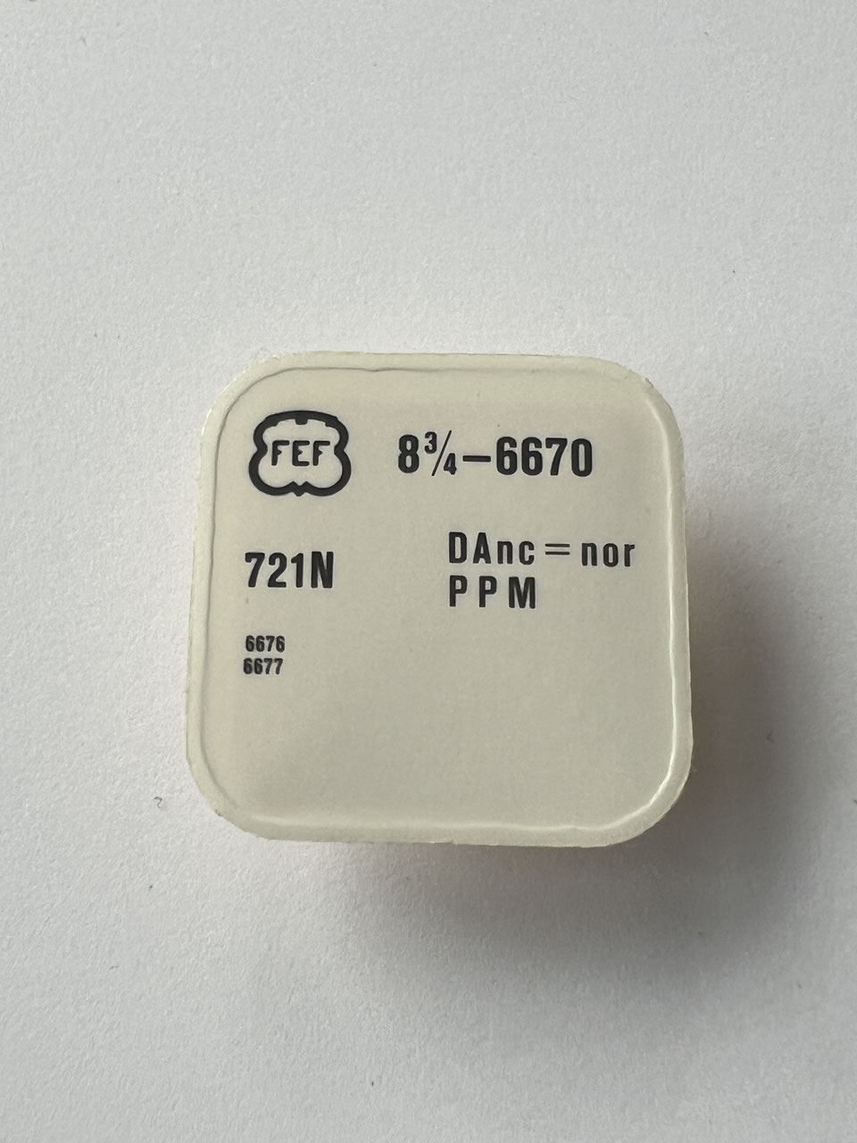 FEF 6670-6676-6677 (8 3/4´´´) - Vintage Uhren Ersatzteile - Watch Parts ...