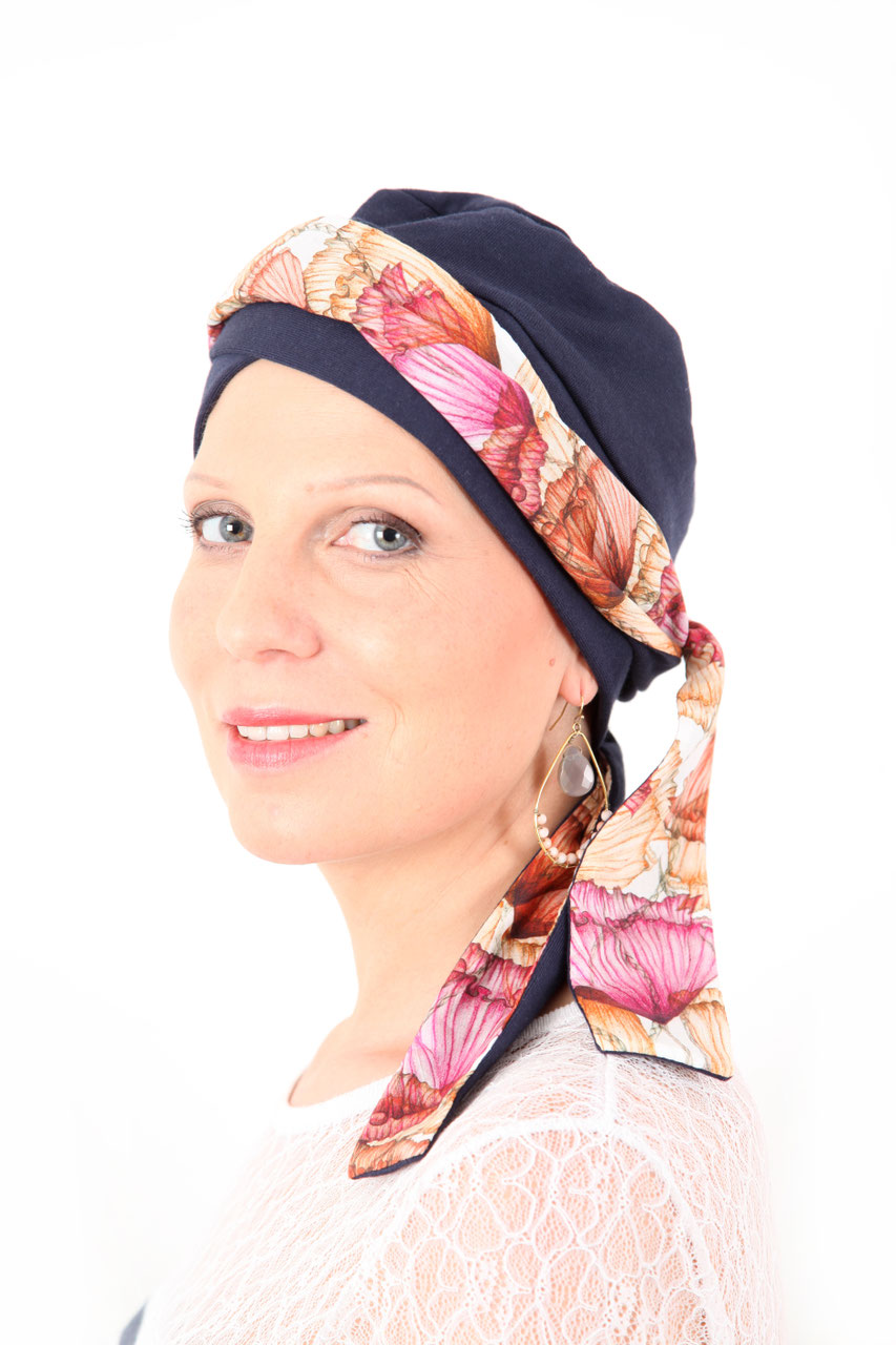 Turban Toulouse Marine - Véronique Jan