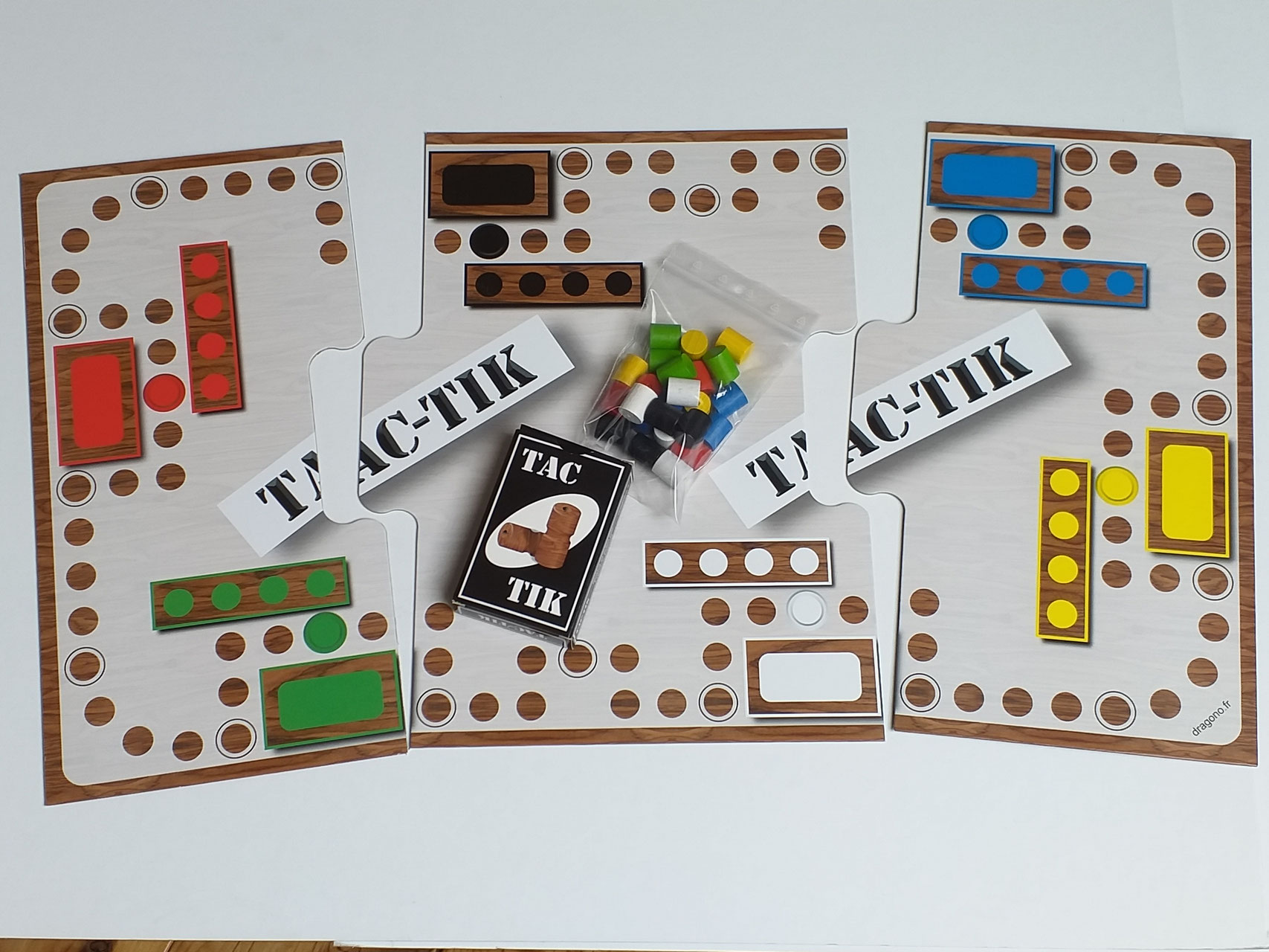 Jeu de SOCIÉTÉ Tac-Tik - Jeux de cartes personnalises
