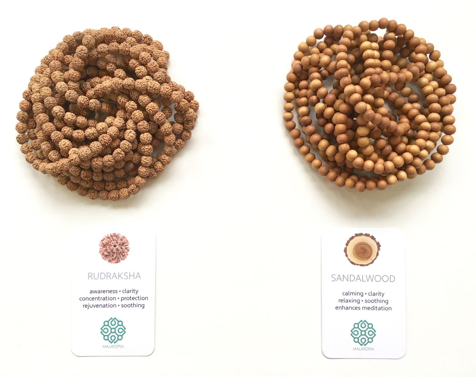 Sandalwood Beads + more - MALATOPIA | yoga mala, bracelet, mala workshop