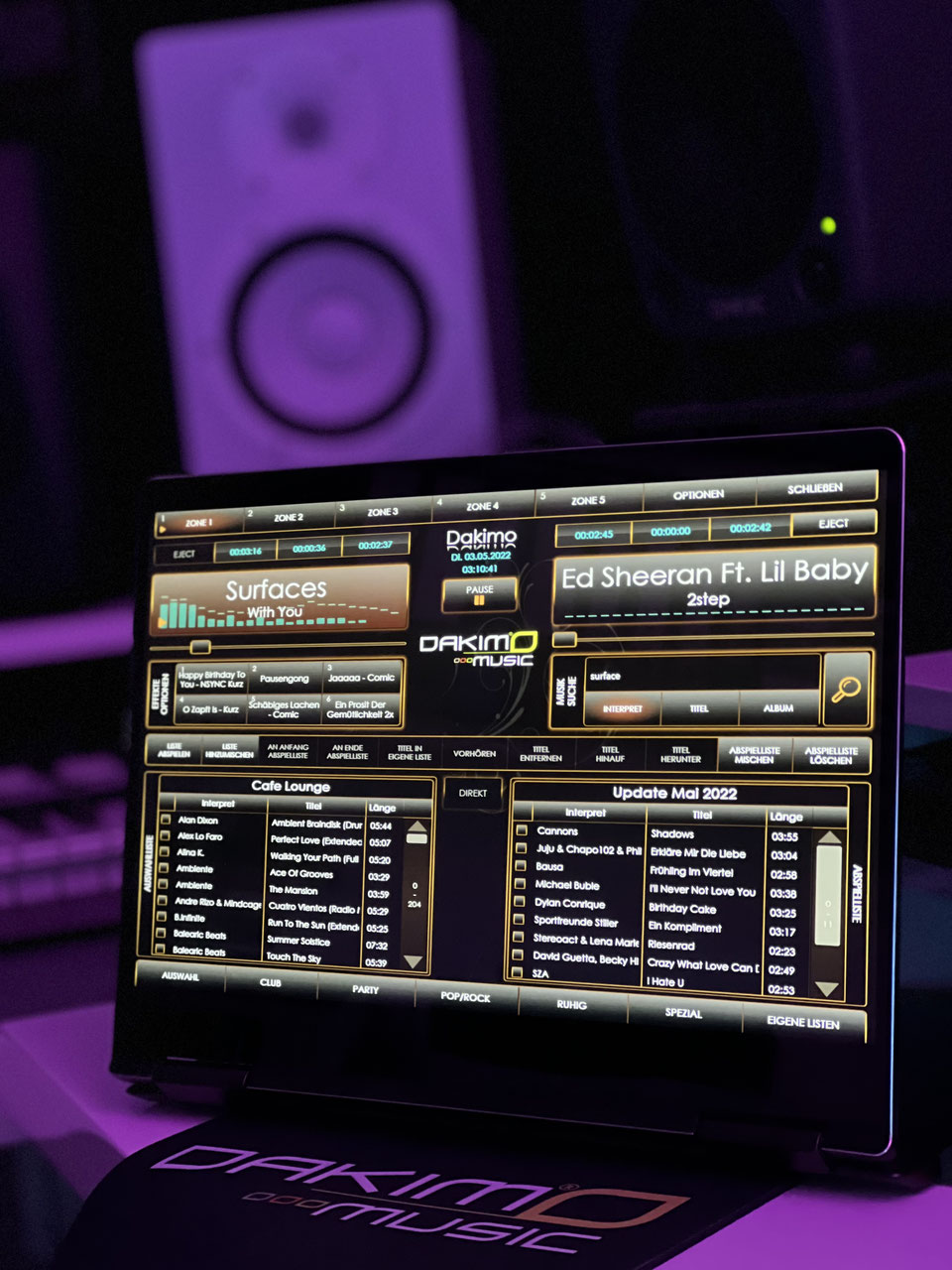 Shop - dakimo-musics Webseite!