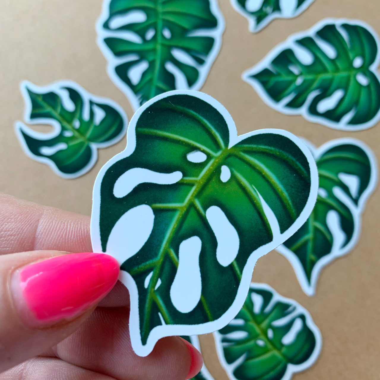 Monstera - Sticker Pack - Art by Monrau