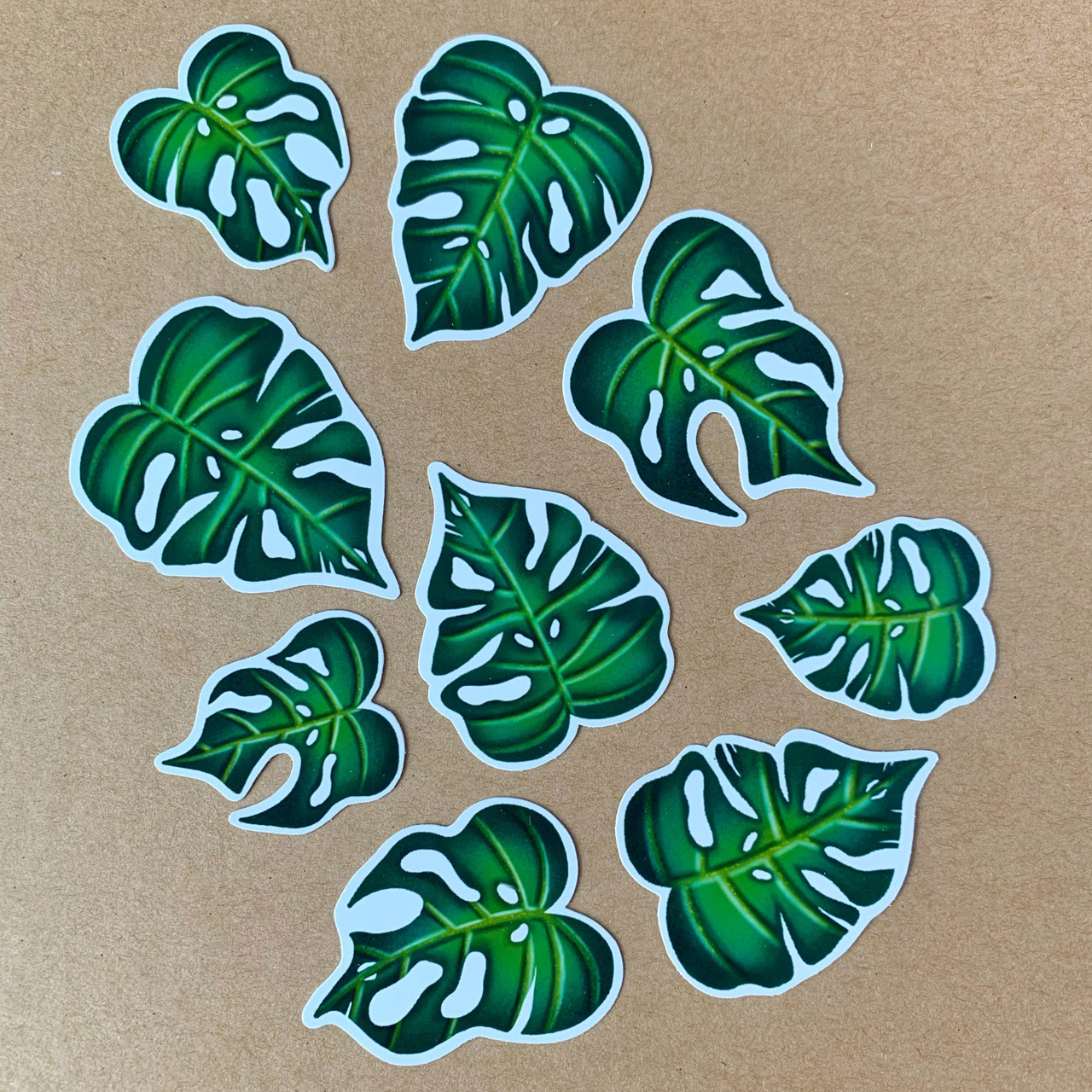 Monstera - Sticker Pack - Art by Monrau