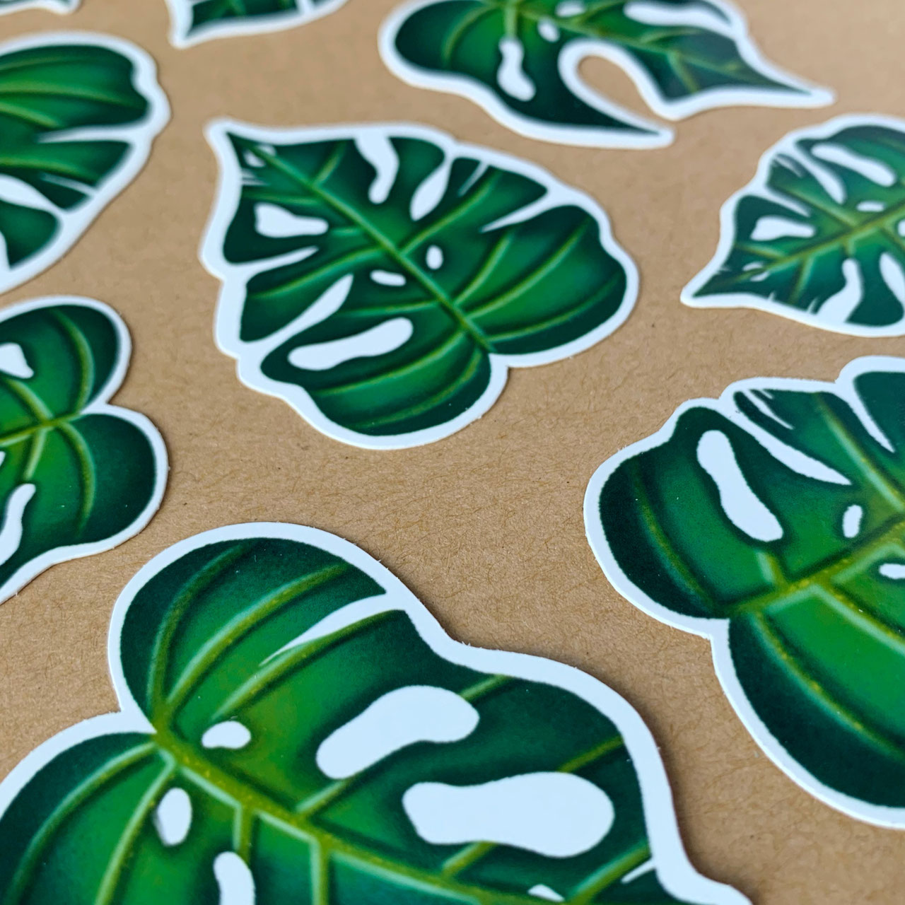 Monstera - Sticker Pack - Art by Monrau