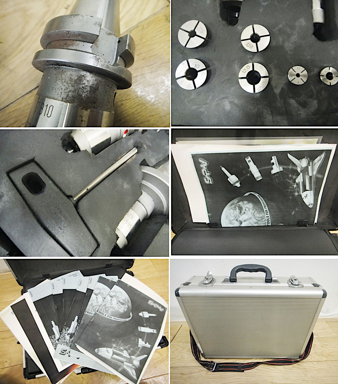 日本代購代標第一品牌【樂淘letao】－S・P・V ハイドロチャック セット スウェーデン製 / ミーリングチャック コレットチャック フライス盤 エンドミル 切削工具