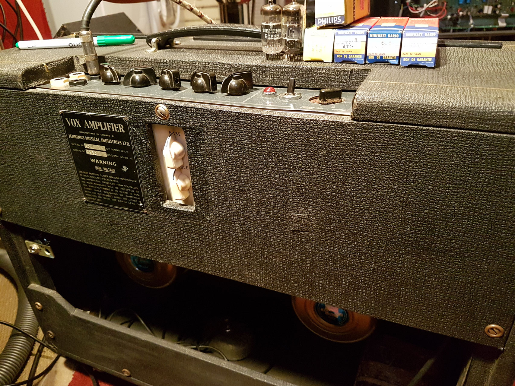 EF86, ECF82, ECL86 ... Vox amp - Tubes, Amplis à lampes Guitare et Audio