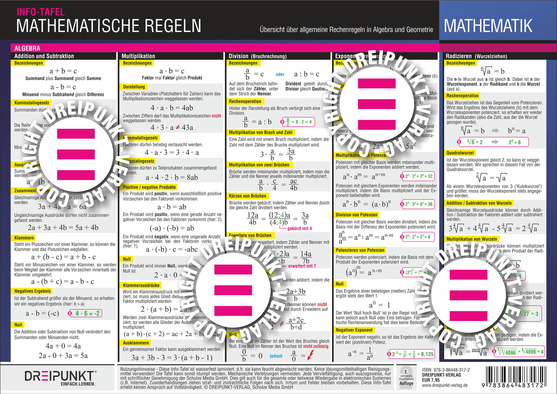Mathematische Regeln - DREIPUNKT®
