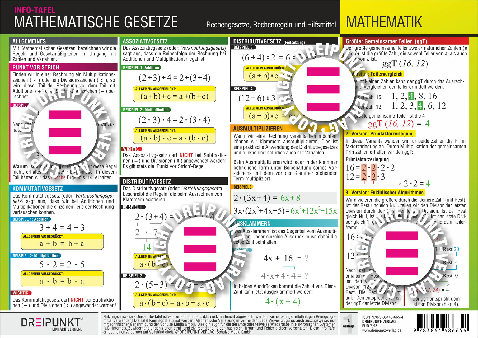 Mathematische Gesetze - DREIPUNKT®