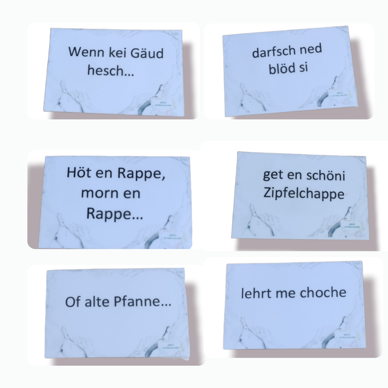 Swiss Edition Sprichwörter und Redewendungen - Aktivierung, Betreuung ...