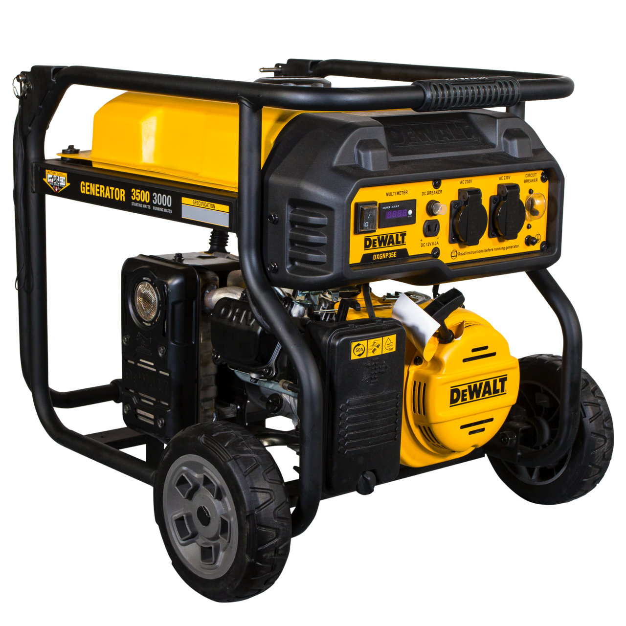 DeWALT DXGNP35E BENZINE GENERATOR 230V 3500W - DeWALT