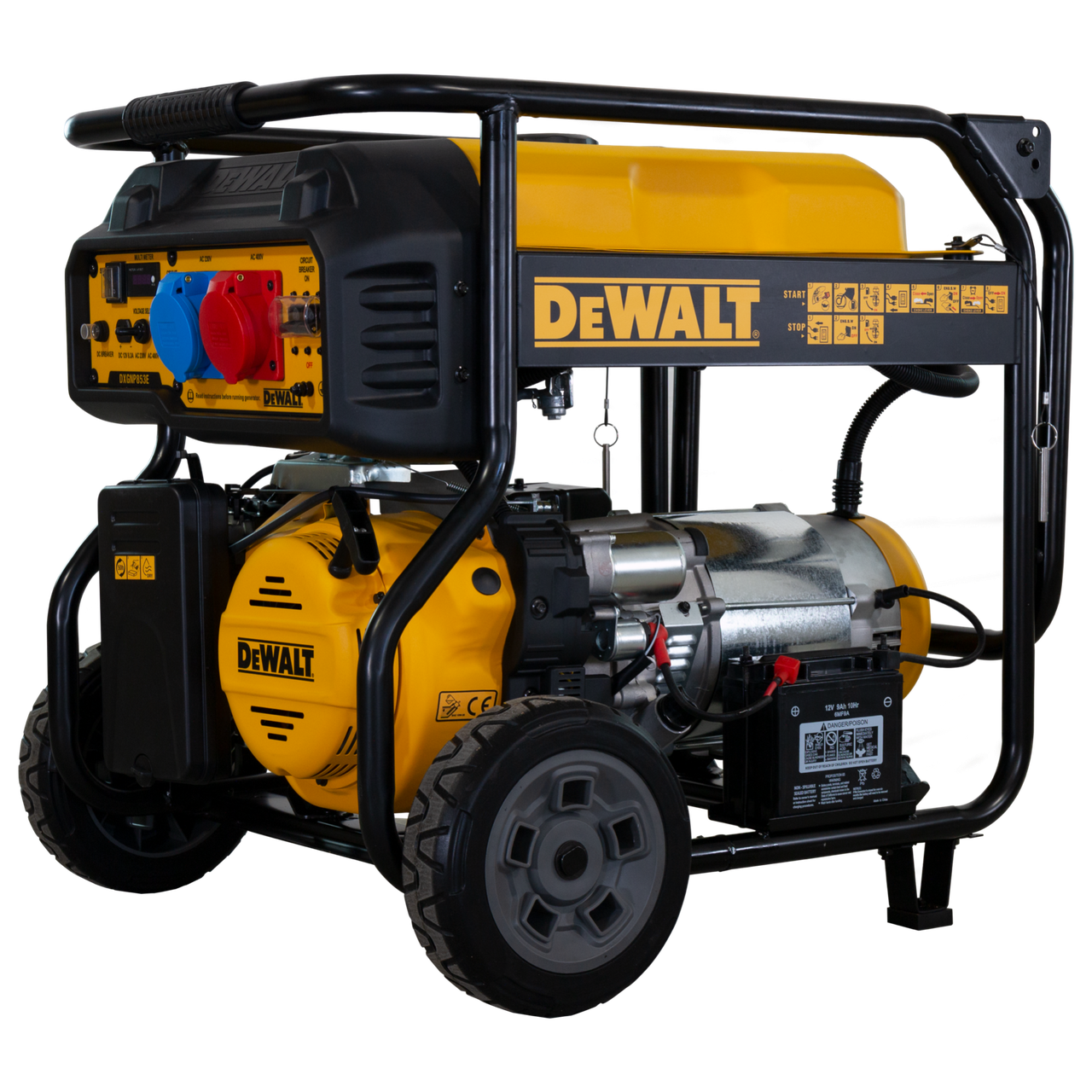 DEWALT DXGNP853E BENZINE GENERATOR 230V/400V 10,6KVA - DeWALT
