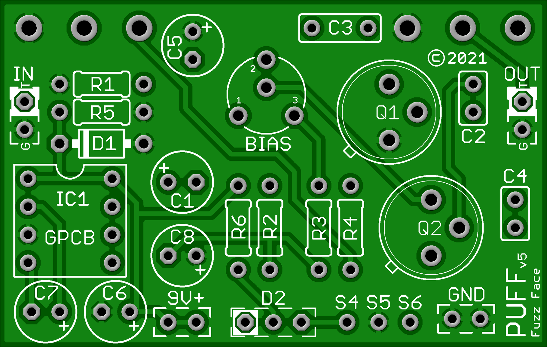 Pump'd Up Fuzz Face Kit - Top Quality DIY Guitar Pedal Kits
