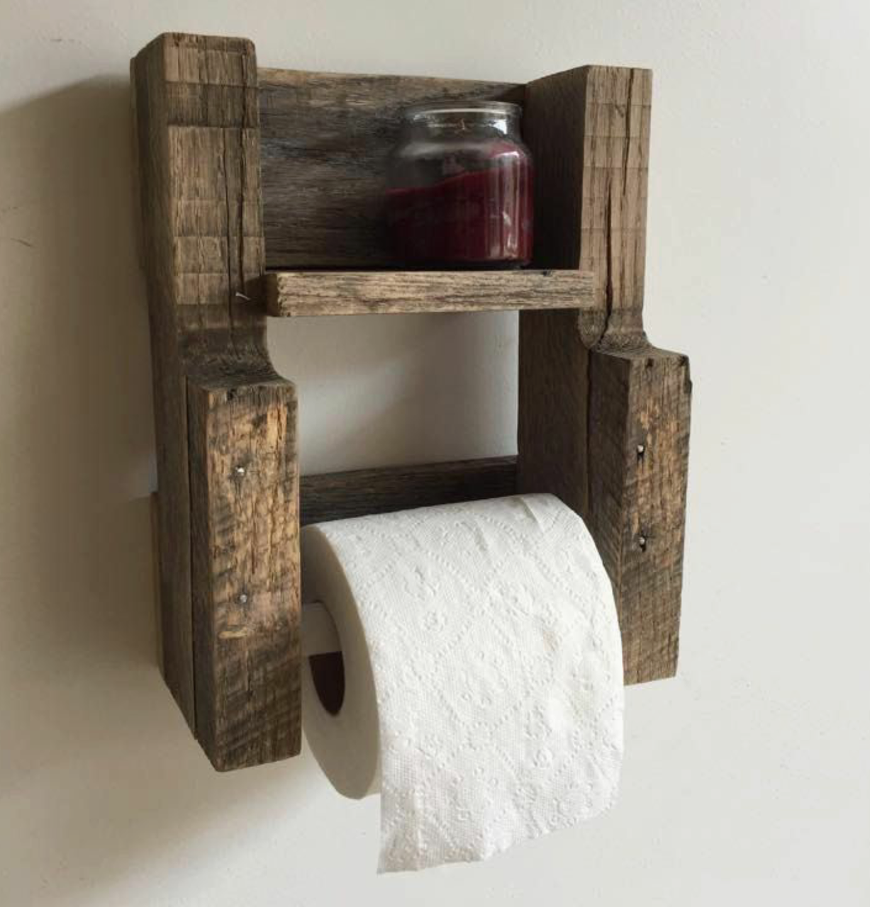 Porta rollos madera - Naturshome.com