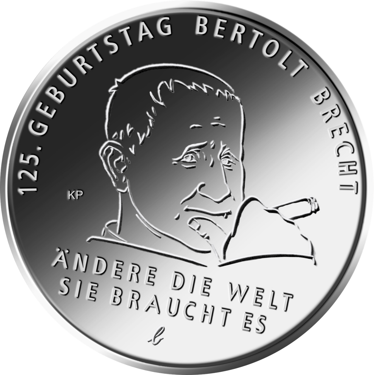 "Bertolt Brecht" | 20€-Münze 2023 - Meine Münze