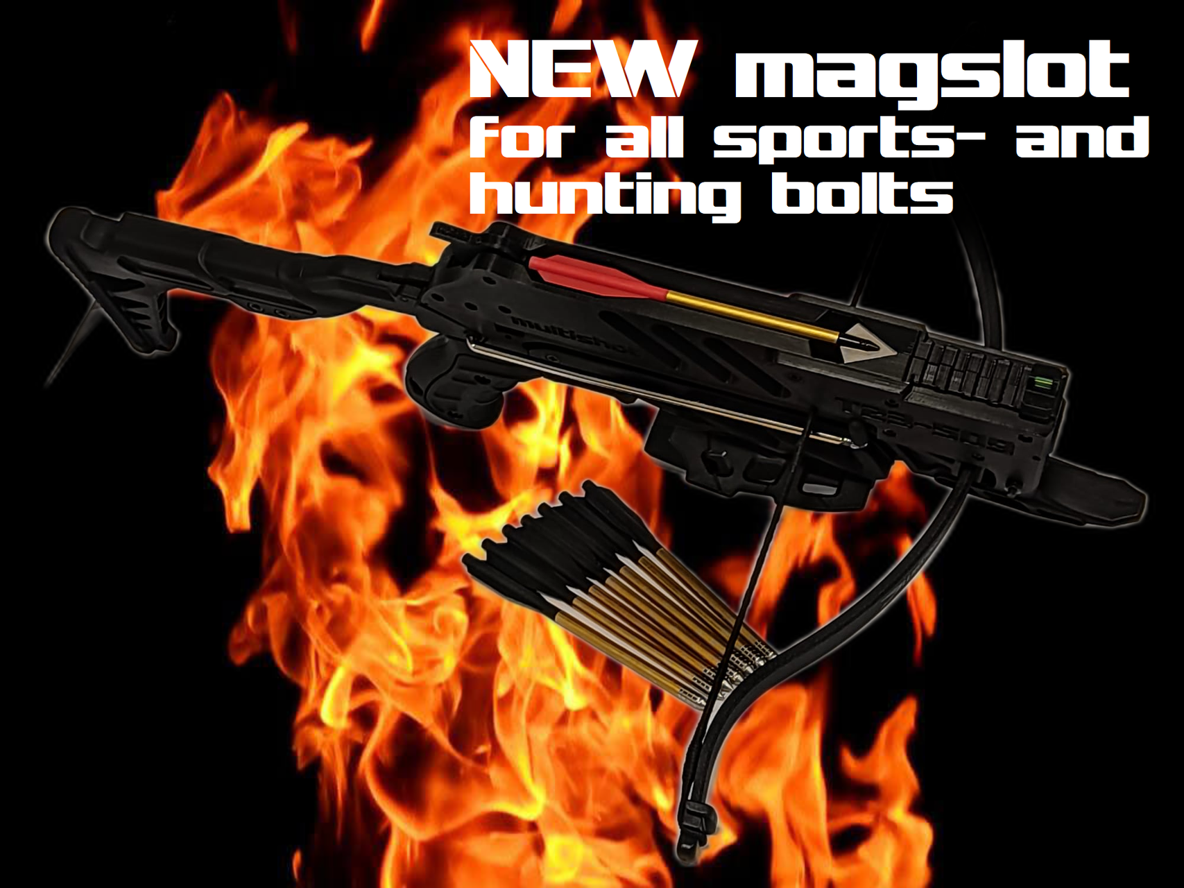 T23-508 Alligator II multishot pistol Crossbow, Alligator Armbrust mit ...