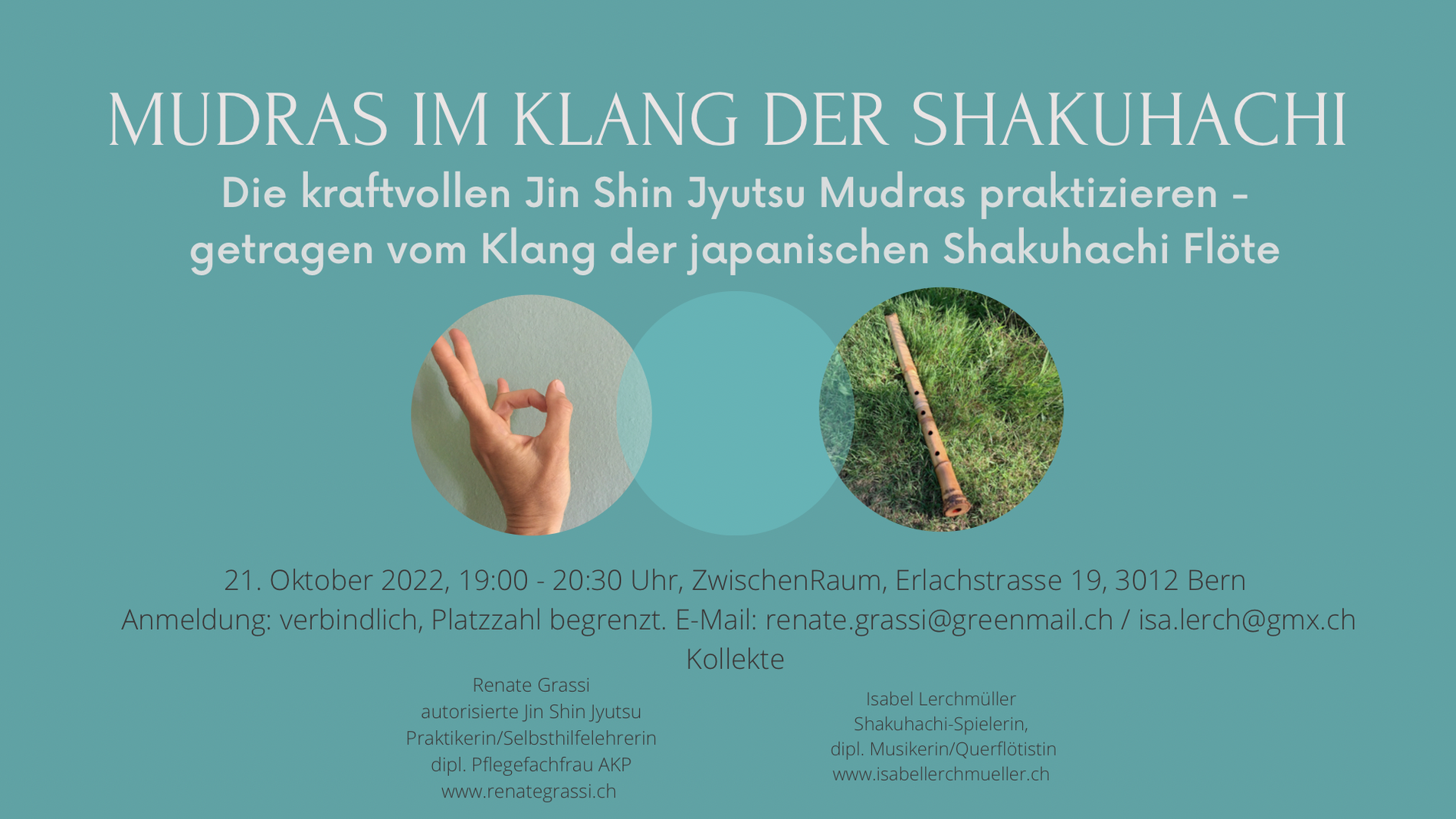 Mudras im Klang der Shakuhachi - Jin Shin Jyutsu - Renate Grassi