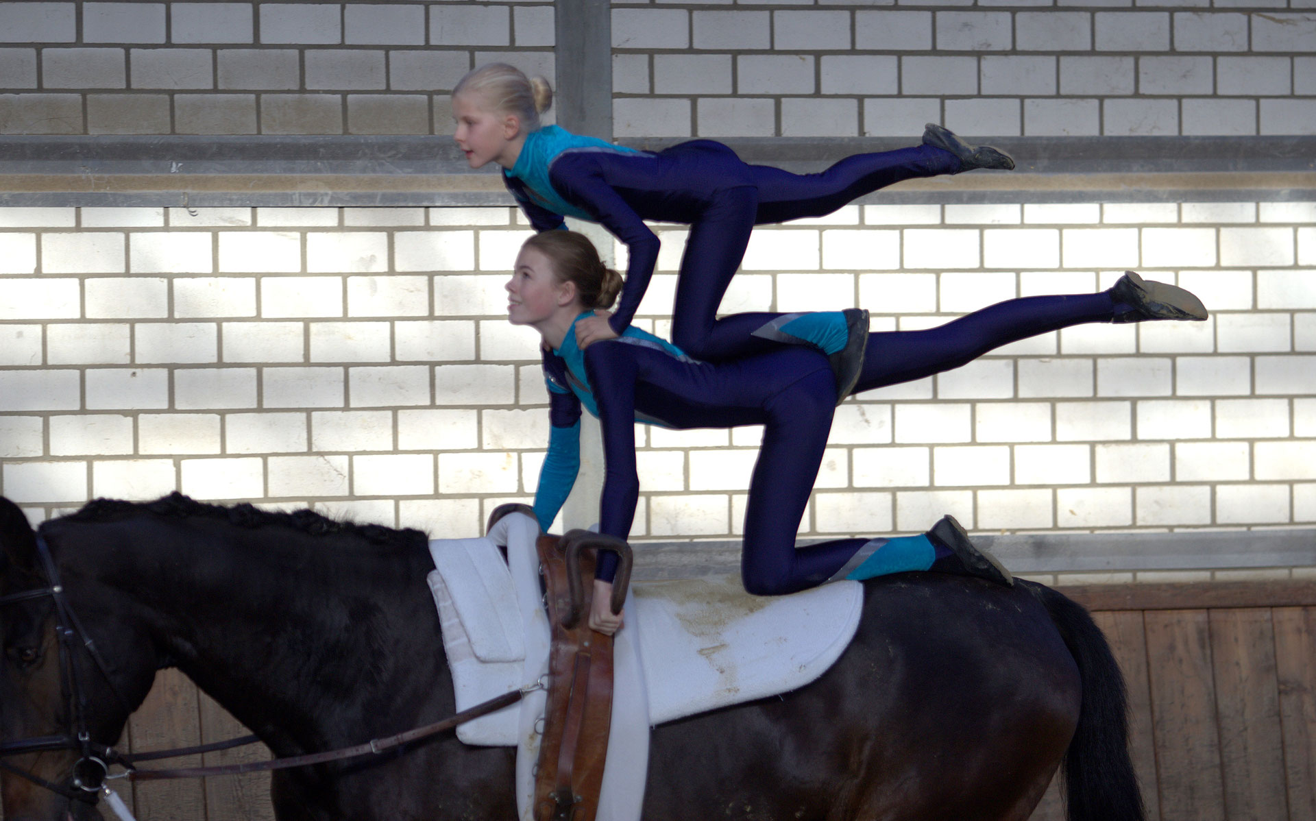 Voltigieren - Turnen auf dem galoppierenden Pferd - rufspelles Webseite!
