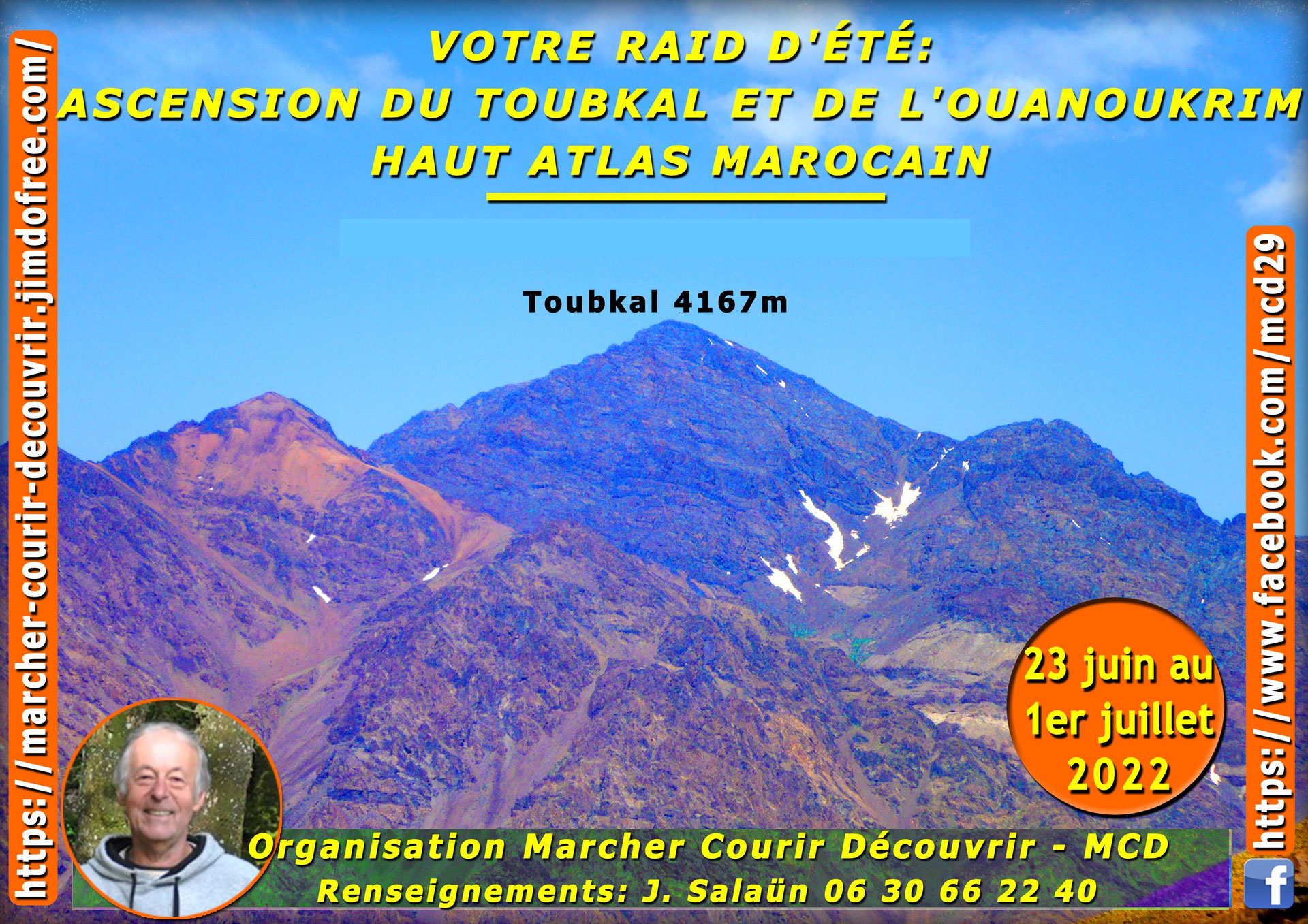MAROC TOUBKAL Juin 2022 - Marcher Courir Découvrir (MCD)