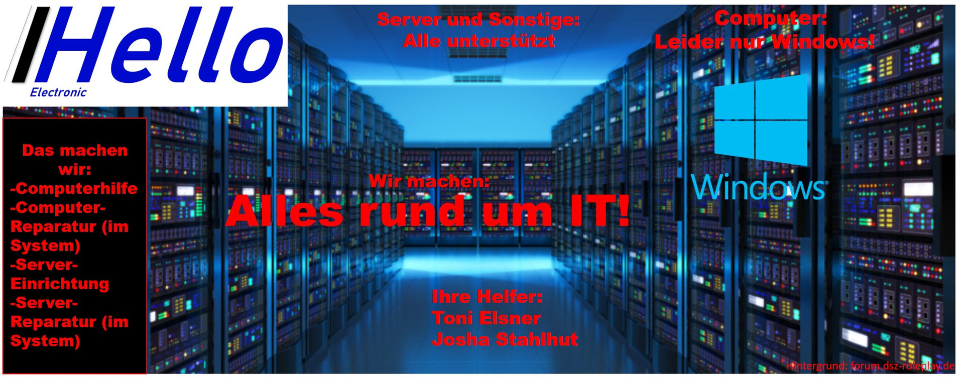 Das sind wir! Hello Electronic! - hello-electronics Webseite!