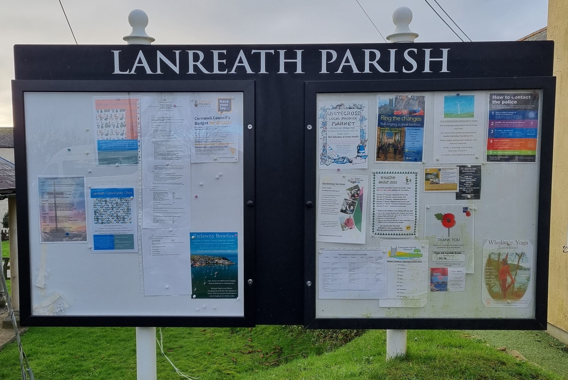 Lanreath Parish Notice Board - lanreathparishcouncil