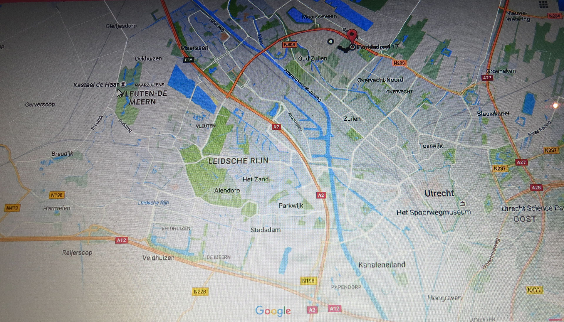 Routebeschrijving - De website van tacumodelbouwcentrumutrecht!