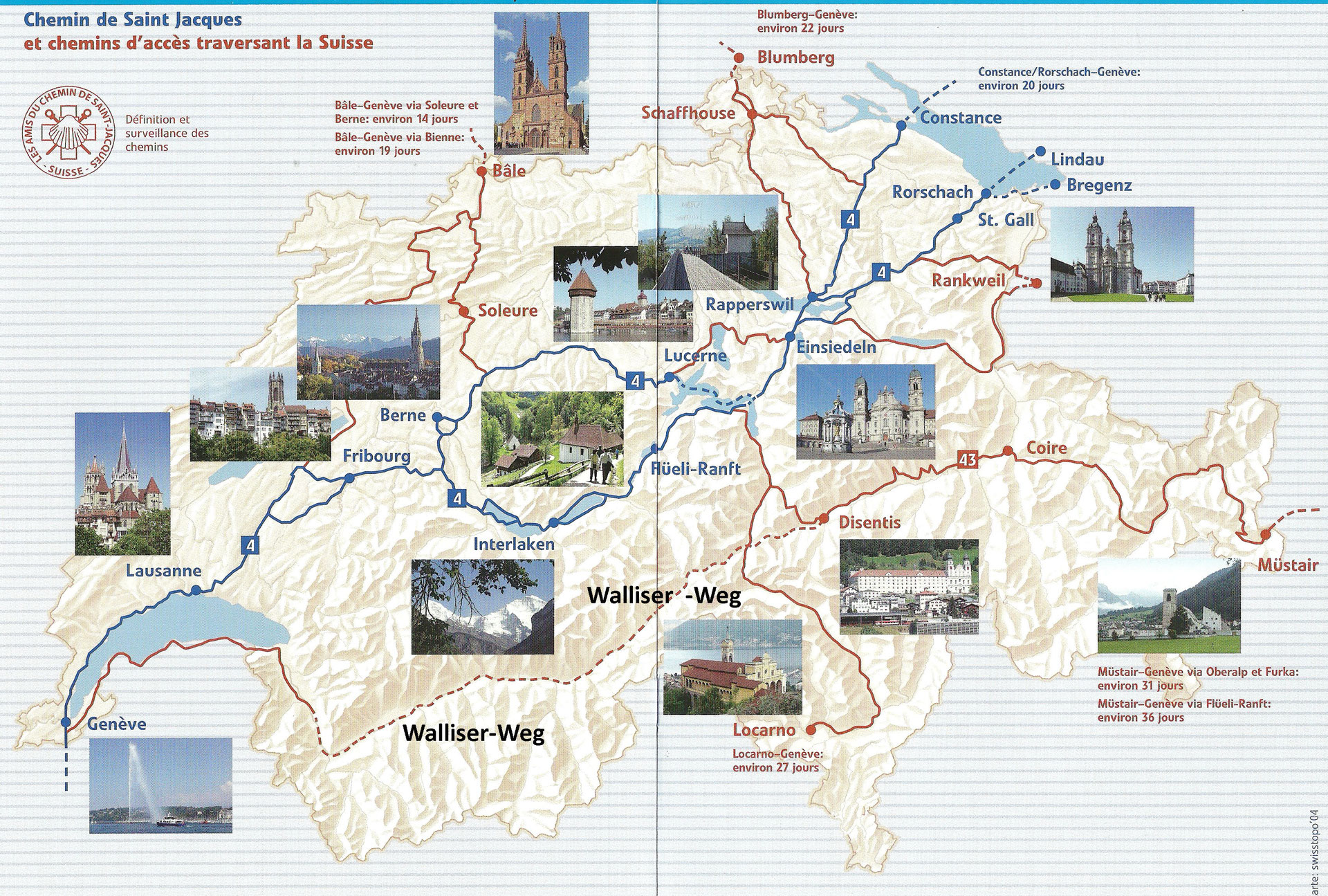 Wallis - Pilgern in der Schweiz - Tipps - Wege - Unterkünfte - Links