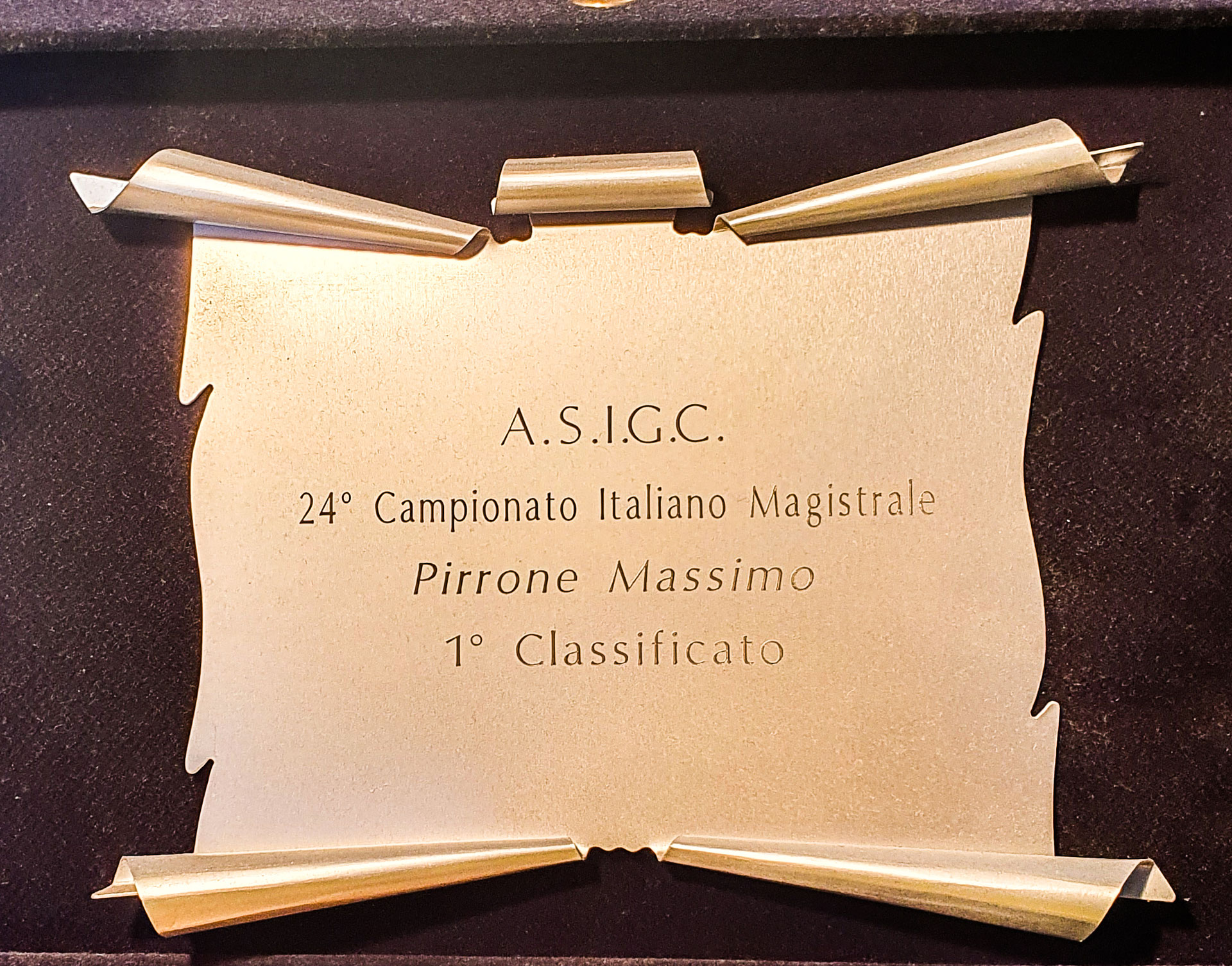 I MIEI RISULTATI NEGLI ULTIMI ANNI - Massimo Pirrone official website