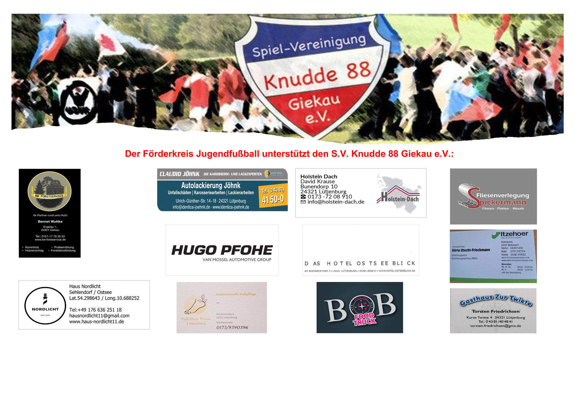 Herzlich Willkommen - SV Knudde 88 Giekau e.V.