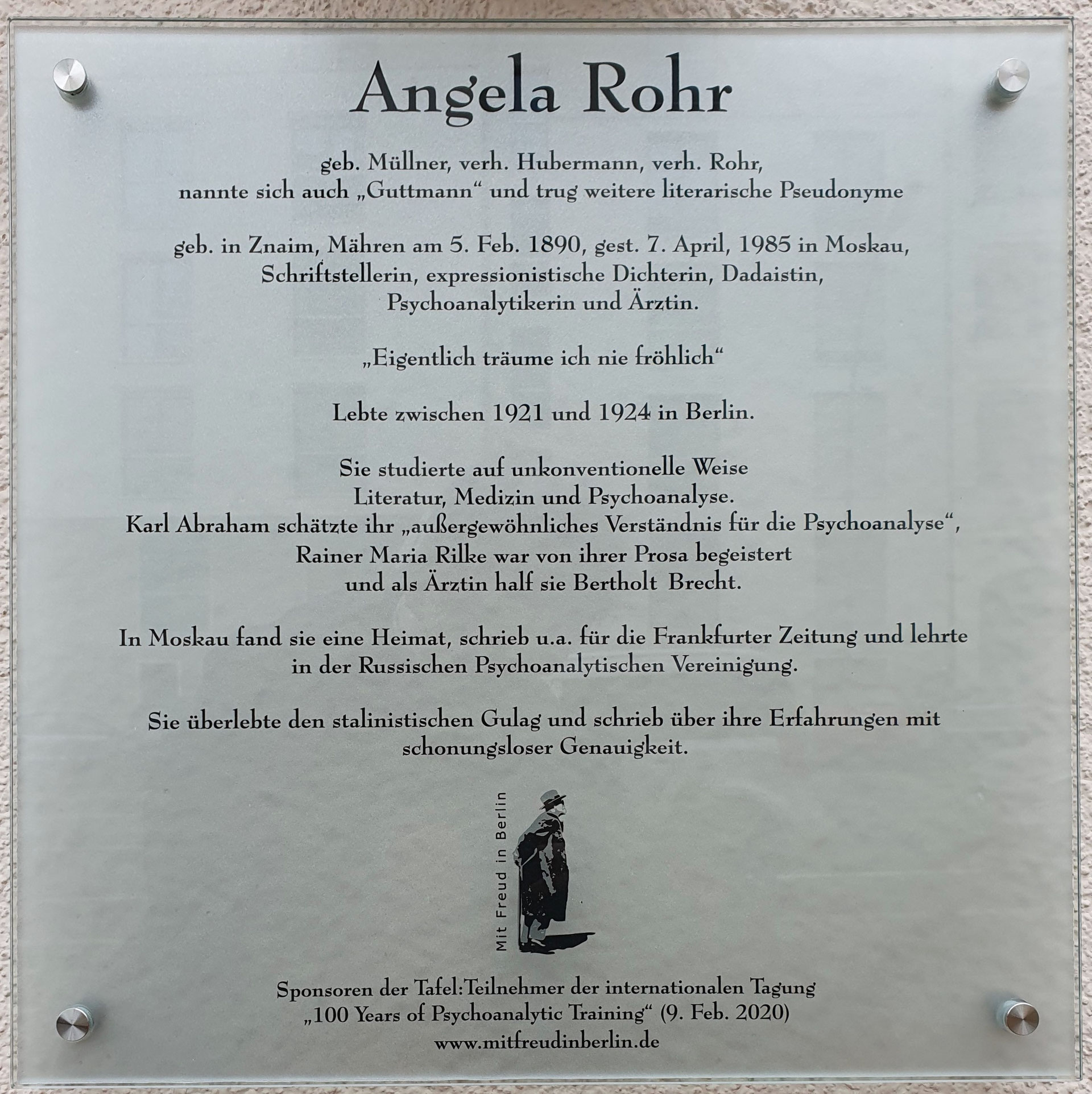 Angela Rohr - mitfreudinberlins Webseite!