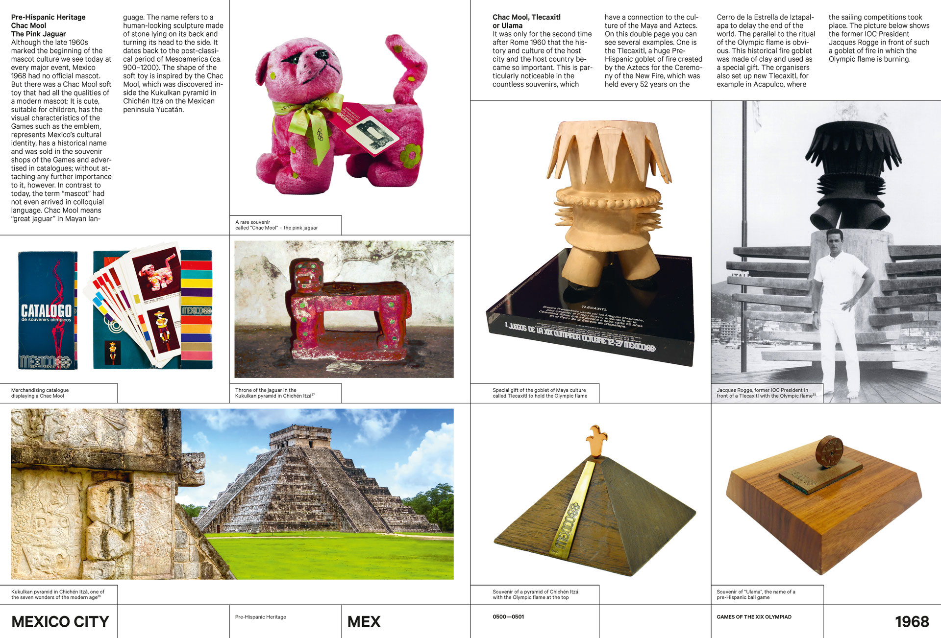 Mexico 1968 – Chac Mool (unofficial mascot) - theolympicdesign ...