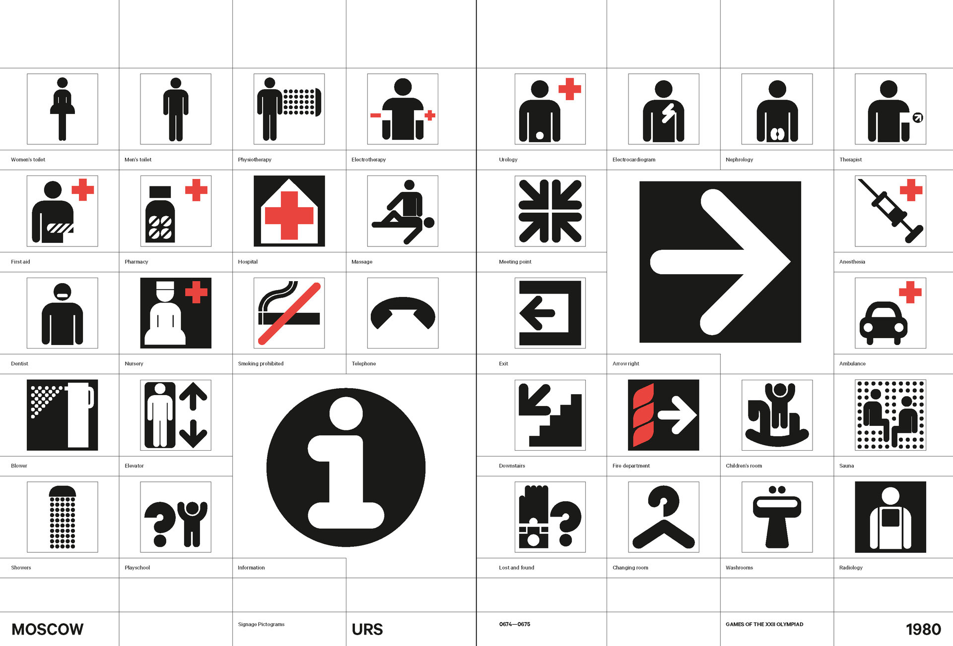 Moscow 1980 – Signage - theolympicdesign – Olympic Design Webseite!