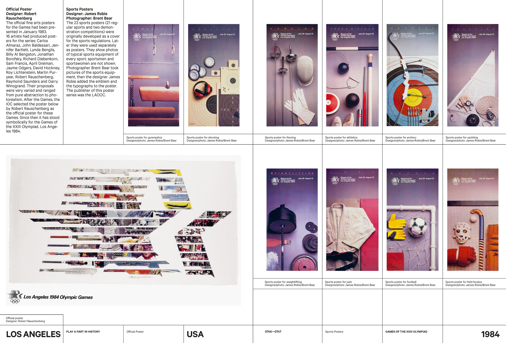 Los Angeles 1984 – Official Poster - theolympicdesign – Olympic Design ...