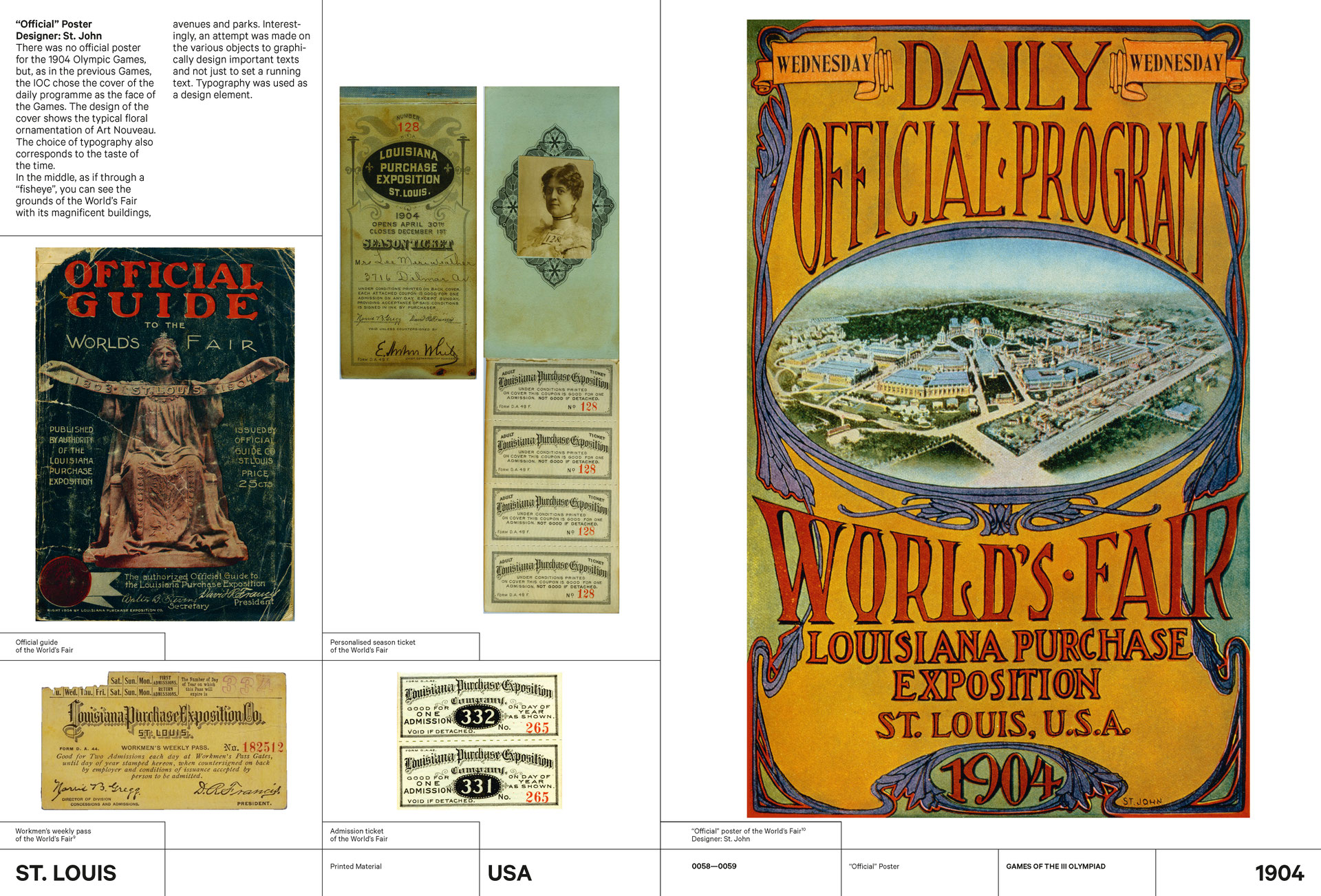 1944 Summer Olympics Poster