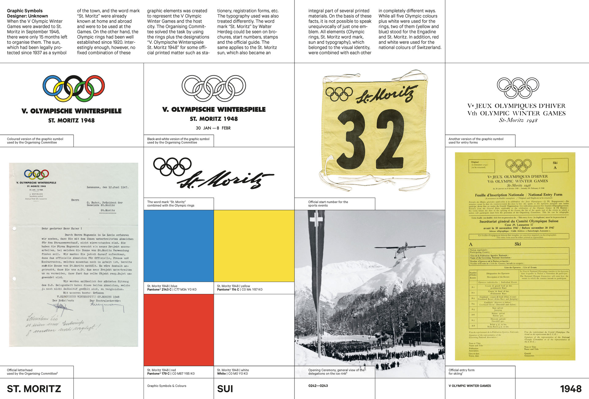 St. Moritz 1948 – Graphic Symbol - theolympicdesign – Olympic Design ...