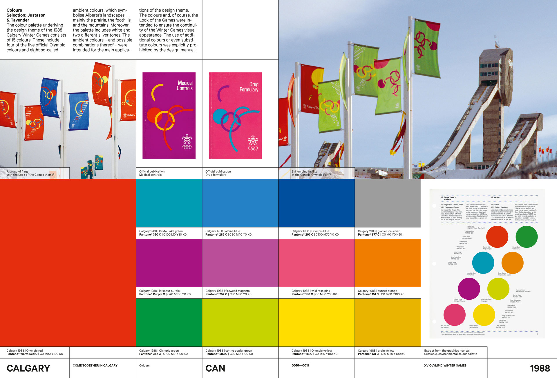 Calgary 1988 – Colours - theolympicdesign – Olympic Design Webseite!