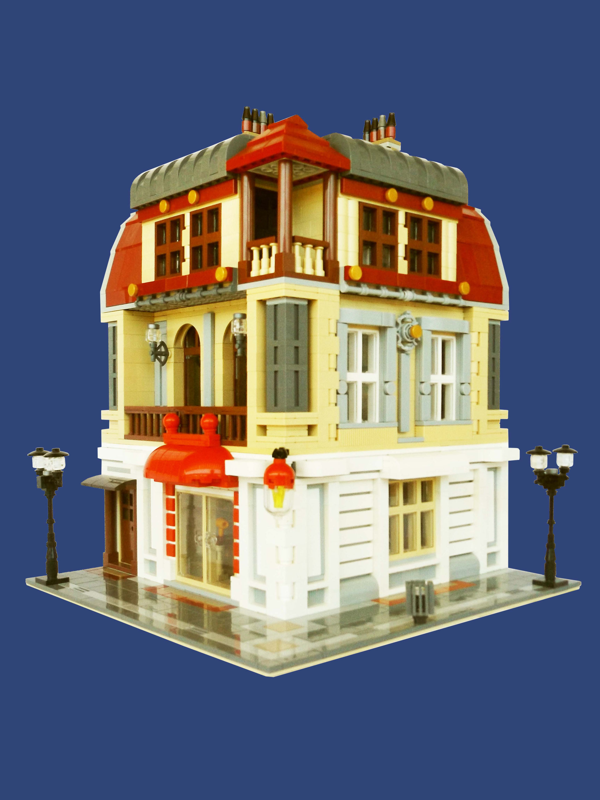 N° 28a - LEGO Modular Crossroad Mansion - Bricker & Co Unlimited