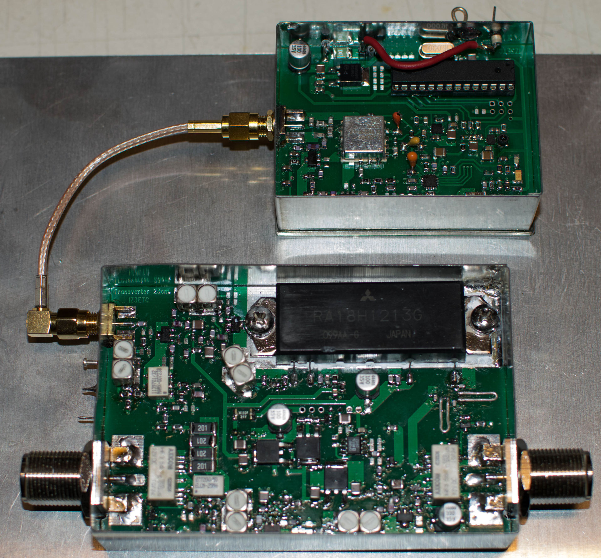 TRANSVERTER 1296 - 144 MHz - IZ3ETC HOMEPAGE