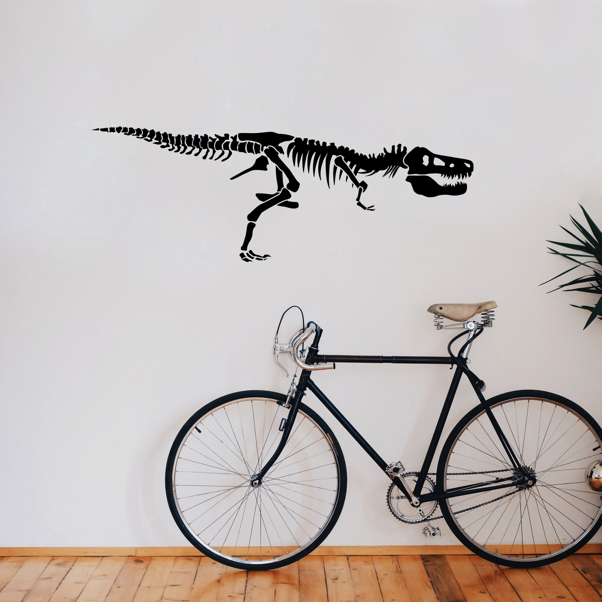 Dinosaur Tyrannosaurus Rex Skeleton | Decal | Wall Sticker - Wall Art ...