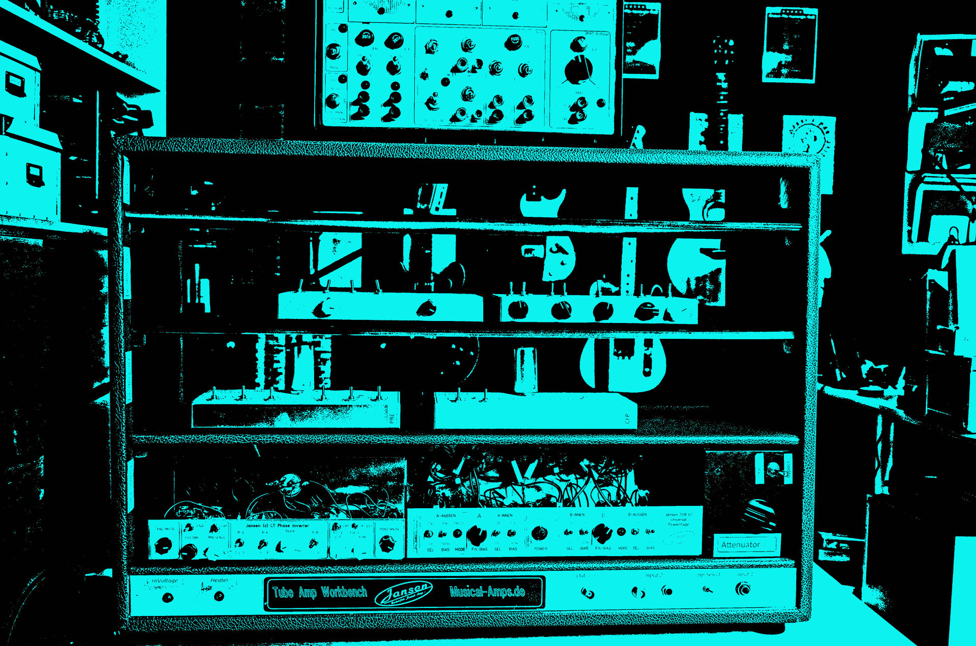 Hands off! Lab Area! - Guitar Tube Valve Amp Custom Design Dumble ...