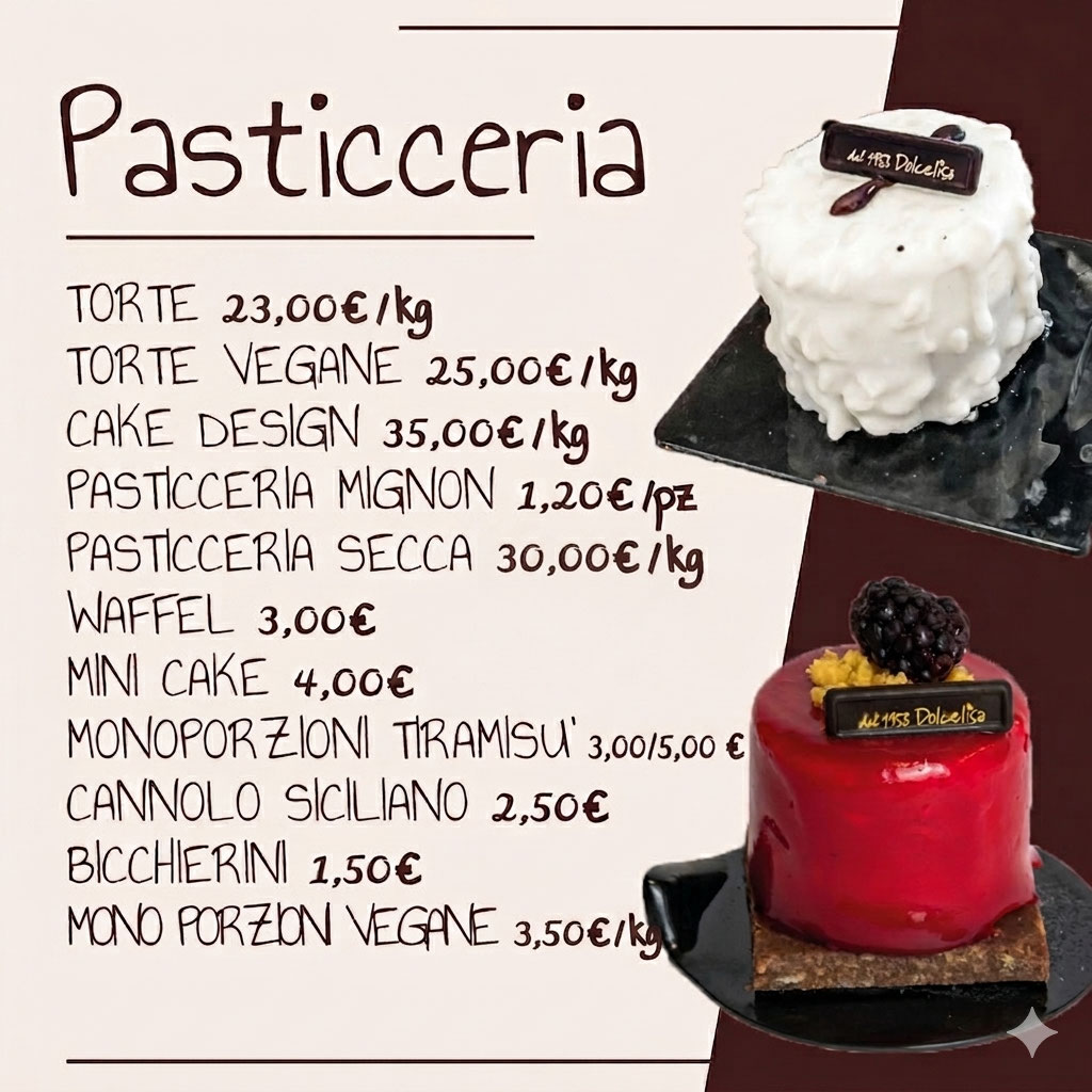 Pasticceria - Dolcelisa gelateria, pasticceria, caffetteria, panetteria ...