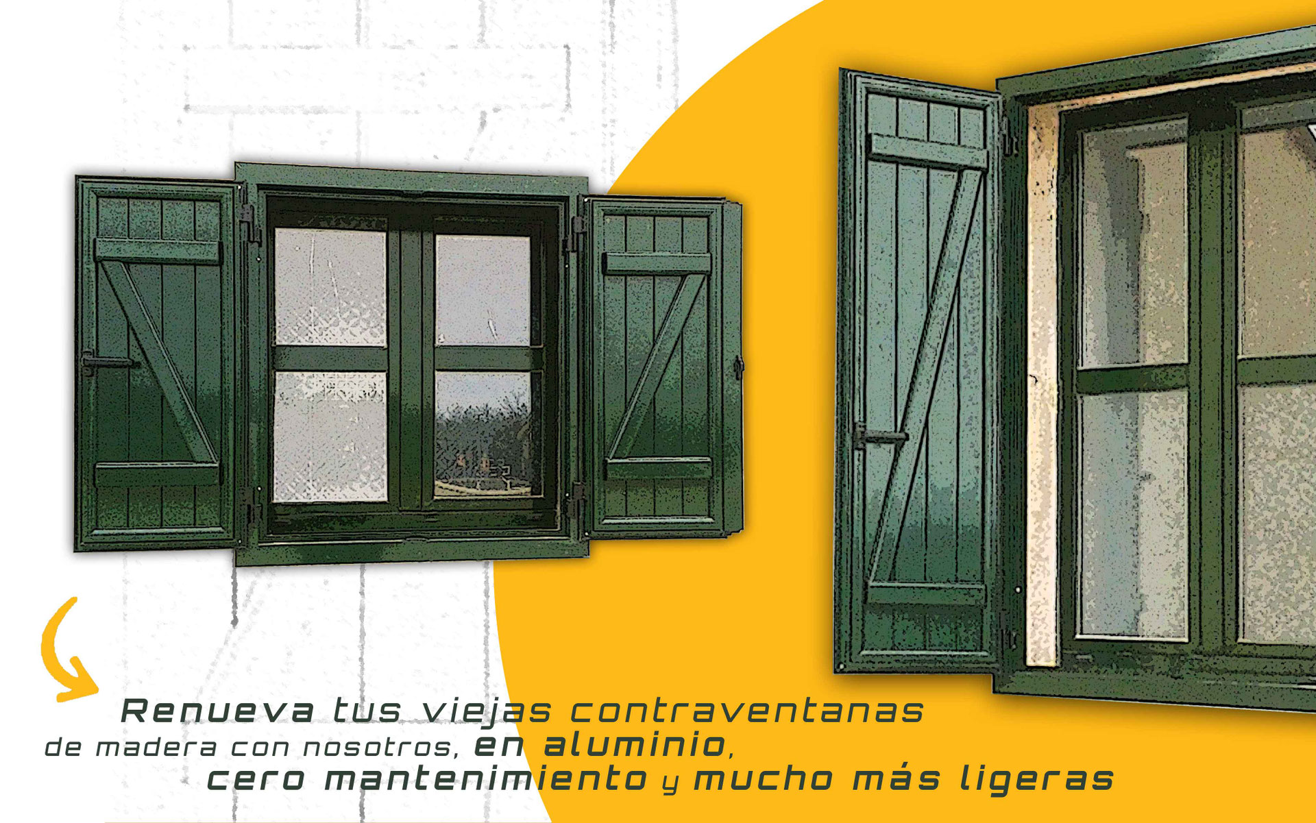 Contraventanas Noain-Gares - Contraventanas aluminio Navarra