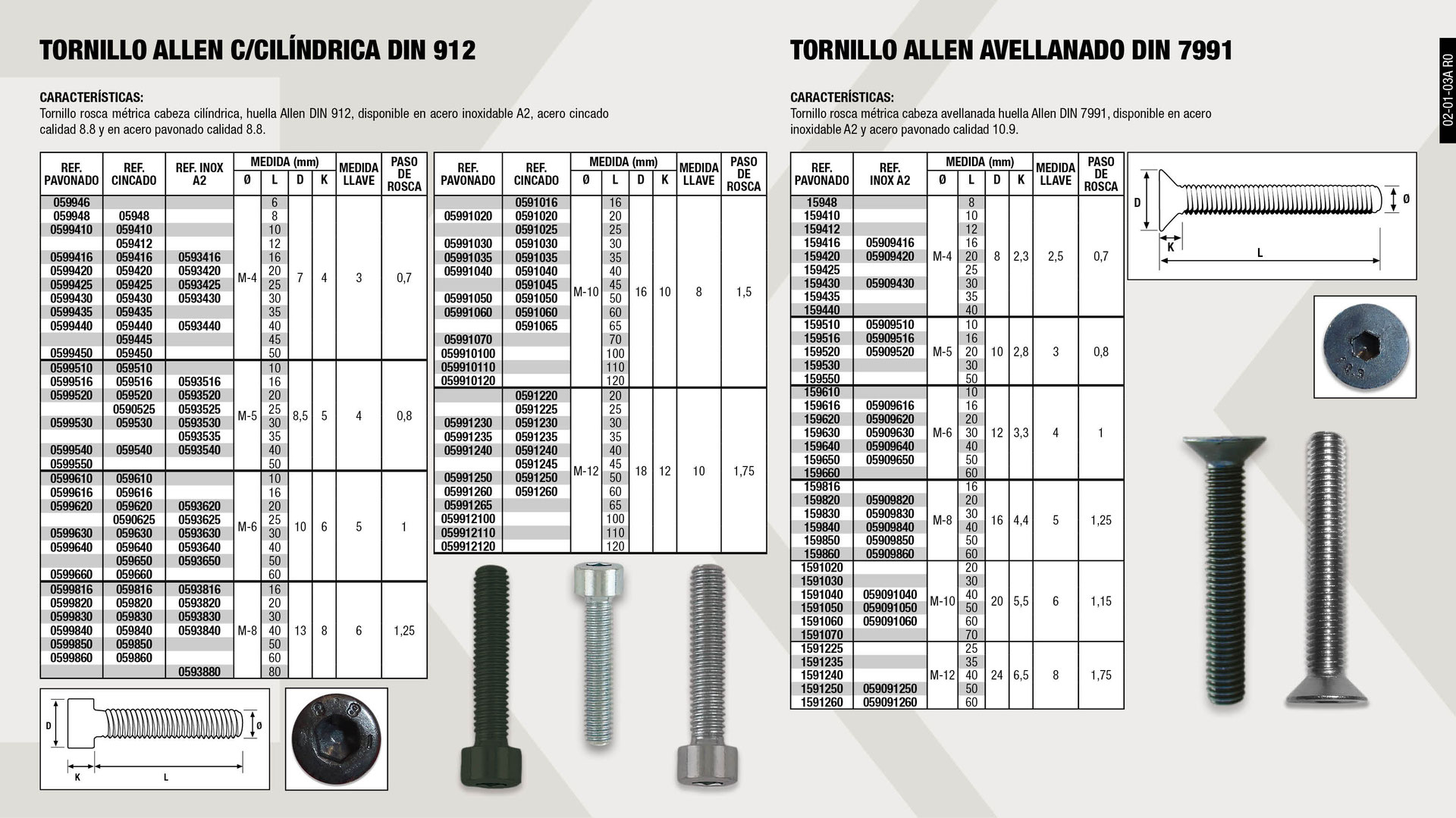 TORNILLO ALLEN - FITT