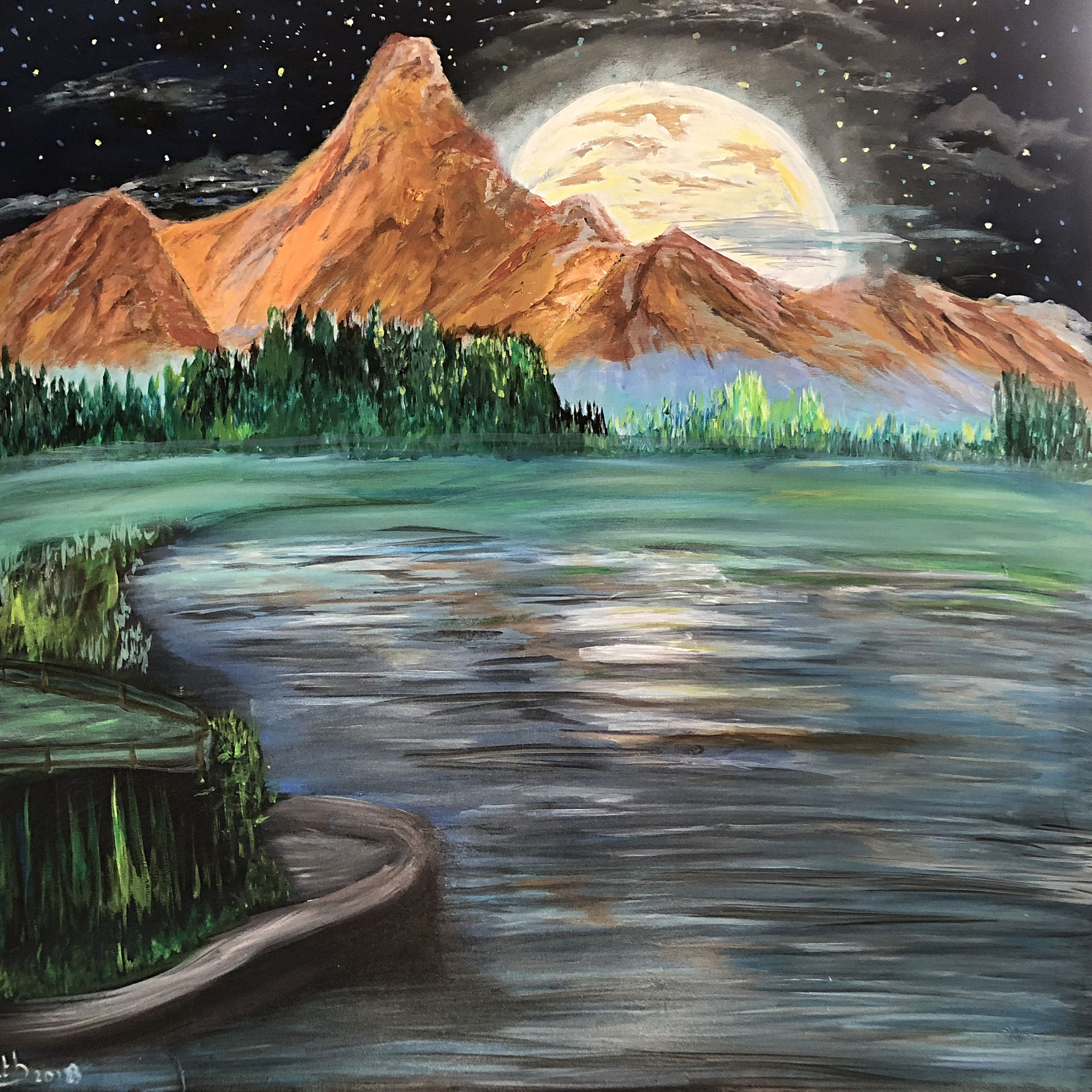 Moonlight Shadow - Amaranth Viswanath Künstler