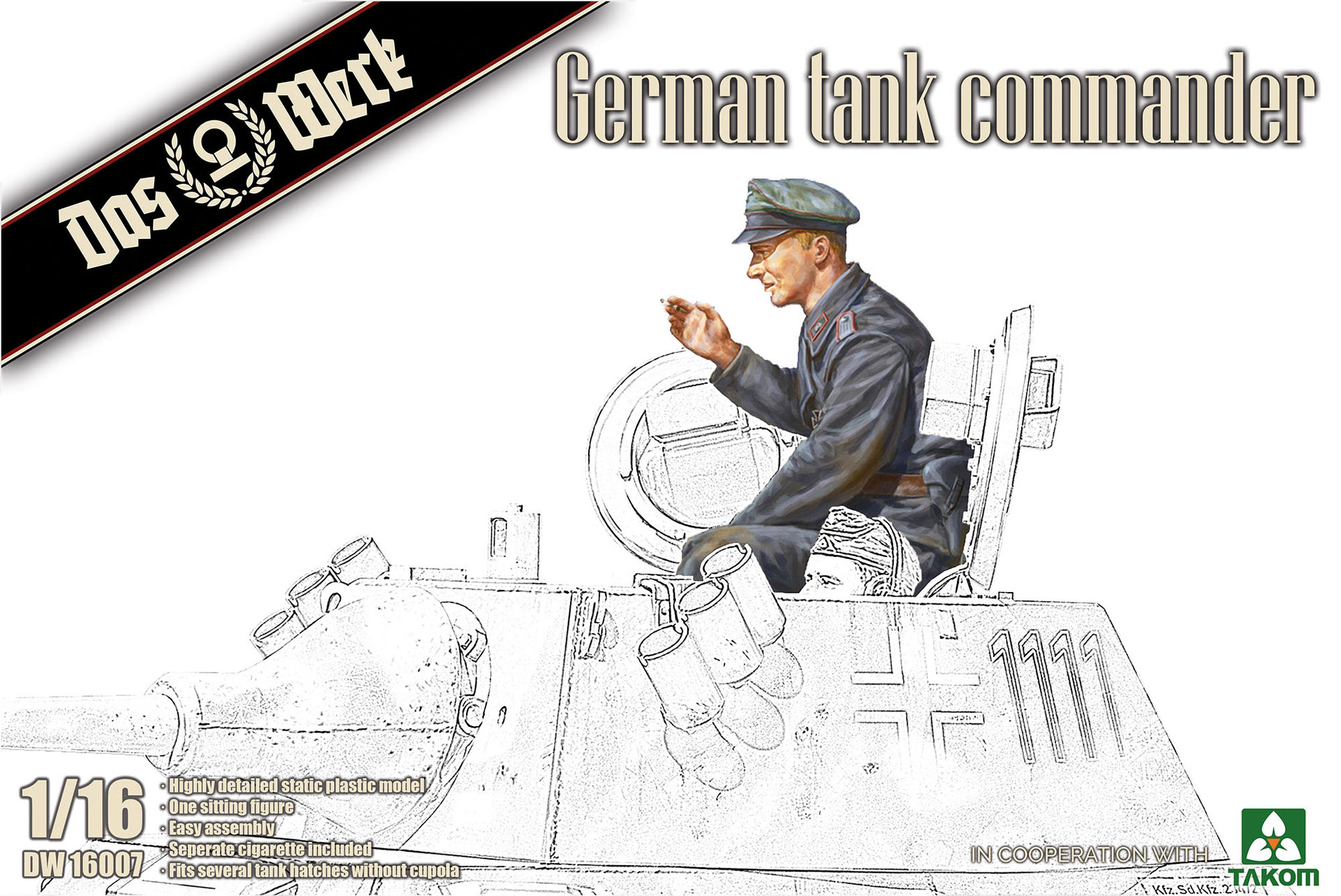 German Tank Commander - Das Werk Scale Models