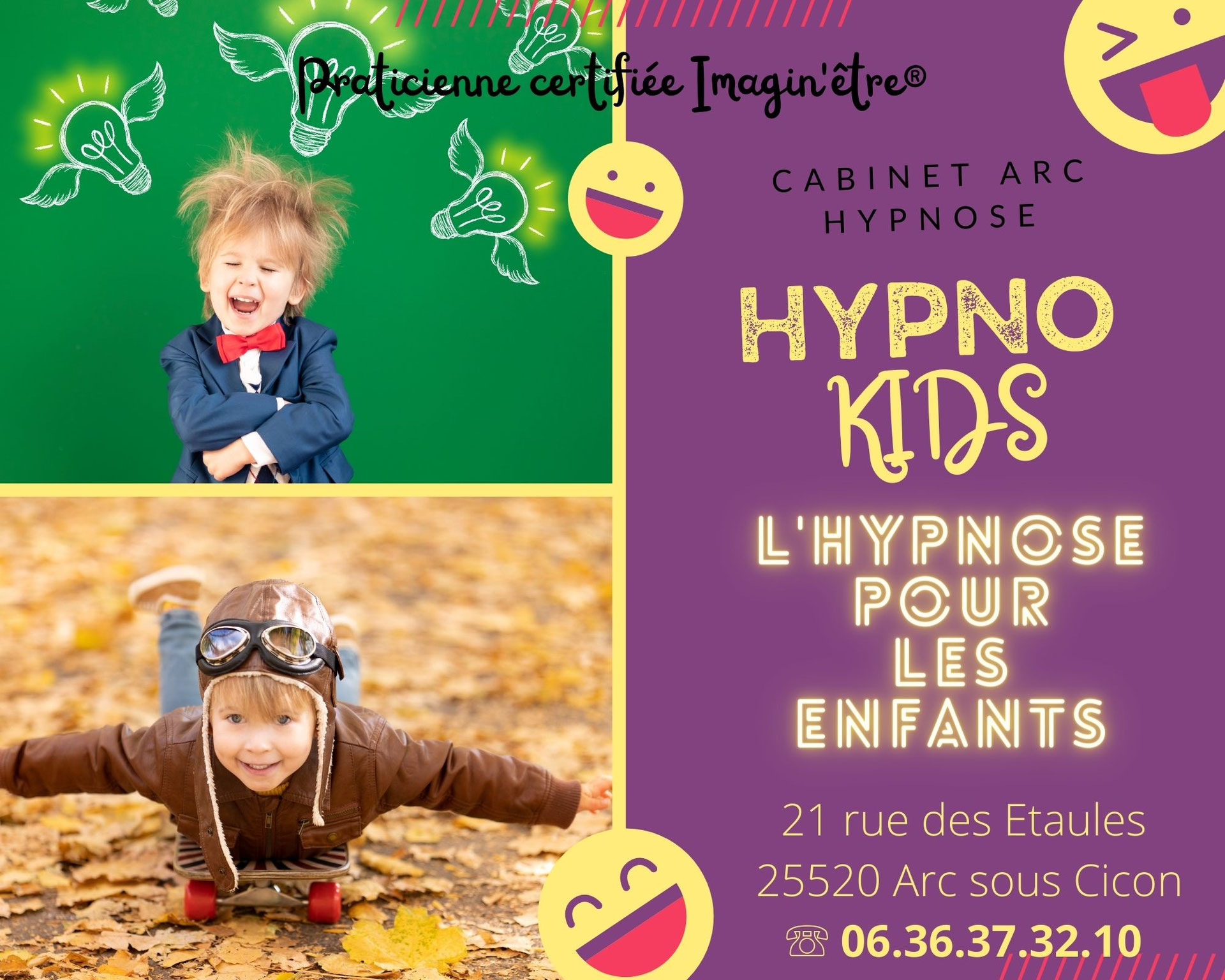 Hypno Kids - Haut-Doubs : Cabinet Arc Hypnose / Tournier Gaëlle
