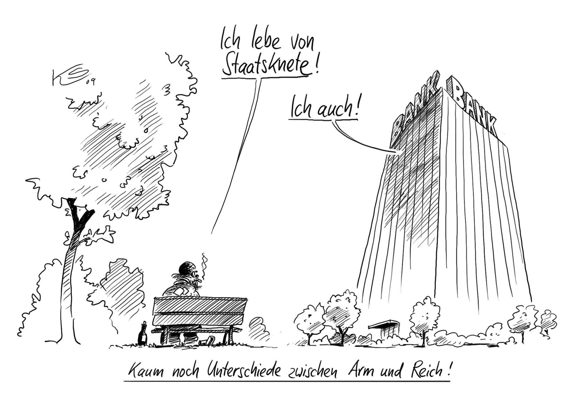 Arm und Reich - Wirtschaftliche, Soziale und Gerechte Demokratie