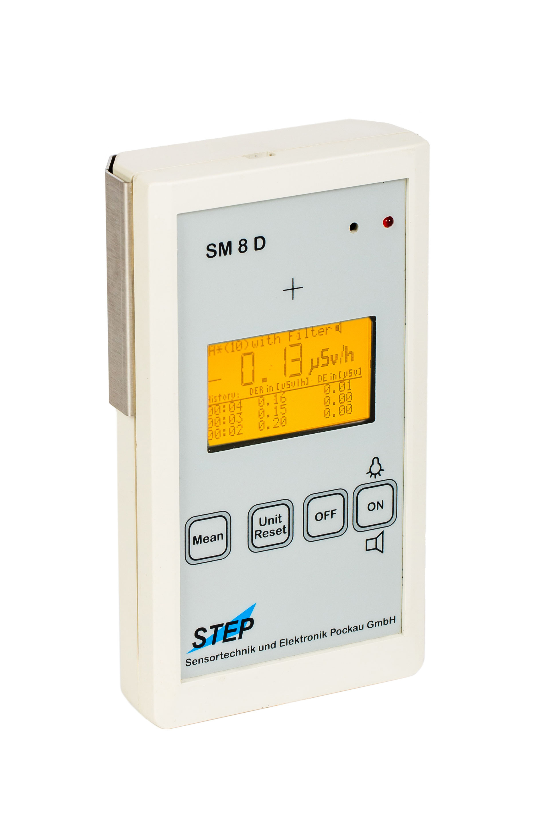 Survey Meter SM 8 D - step-sensors Webseite!