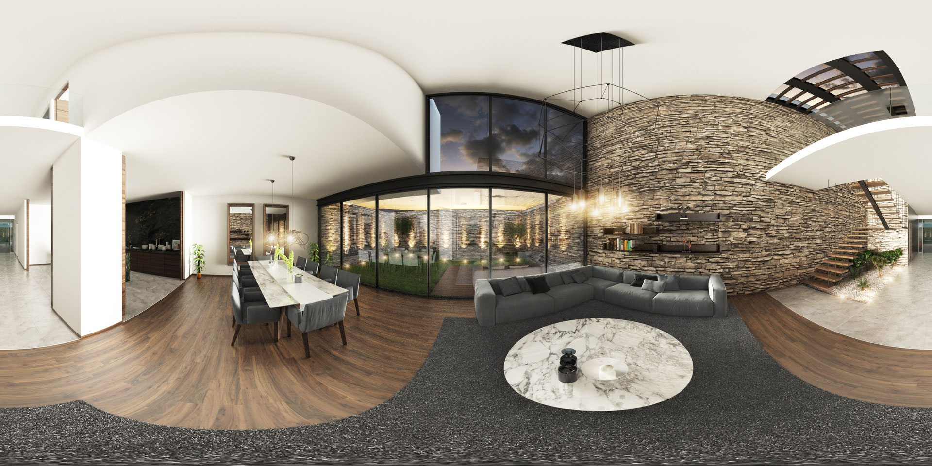 Tur virtual 360° - Página web de renderarchviz