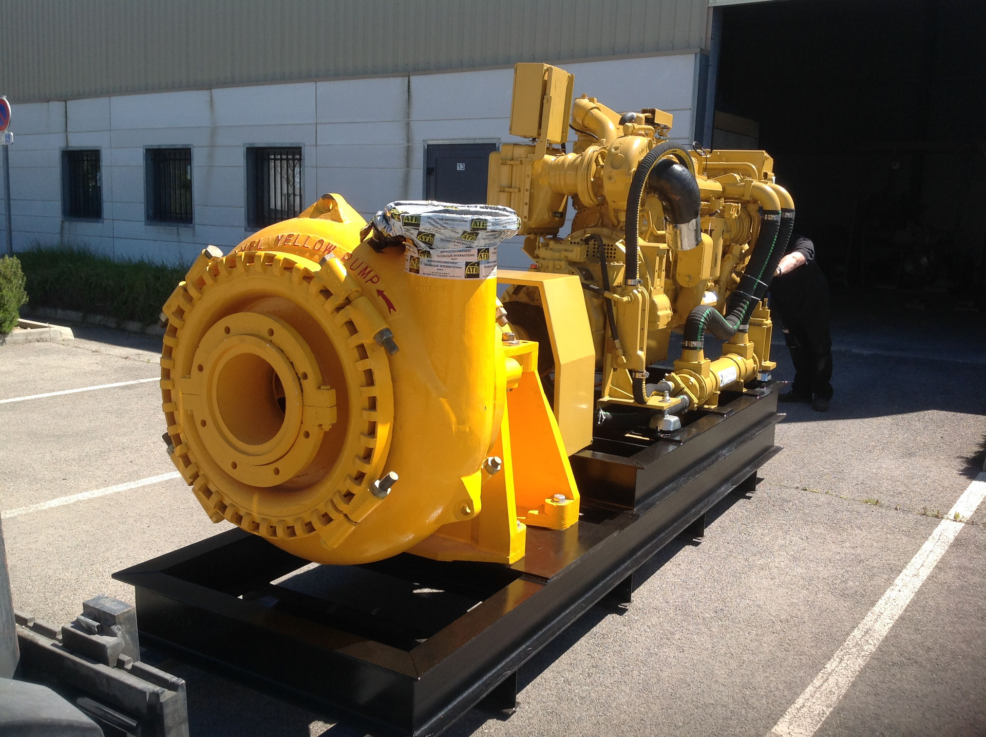Our latest achievement: Integrated sand pump - Lamy Power - Marine ...
