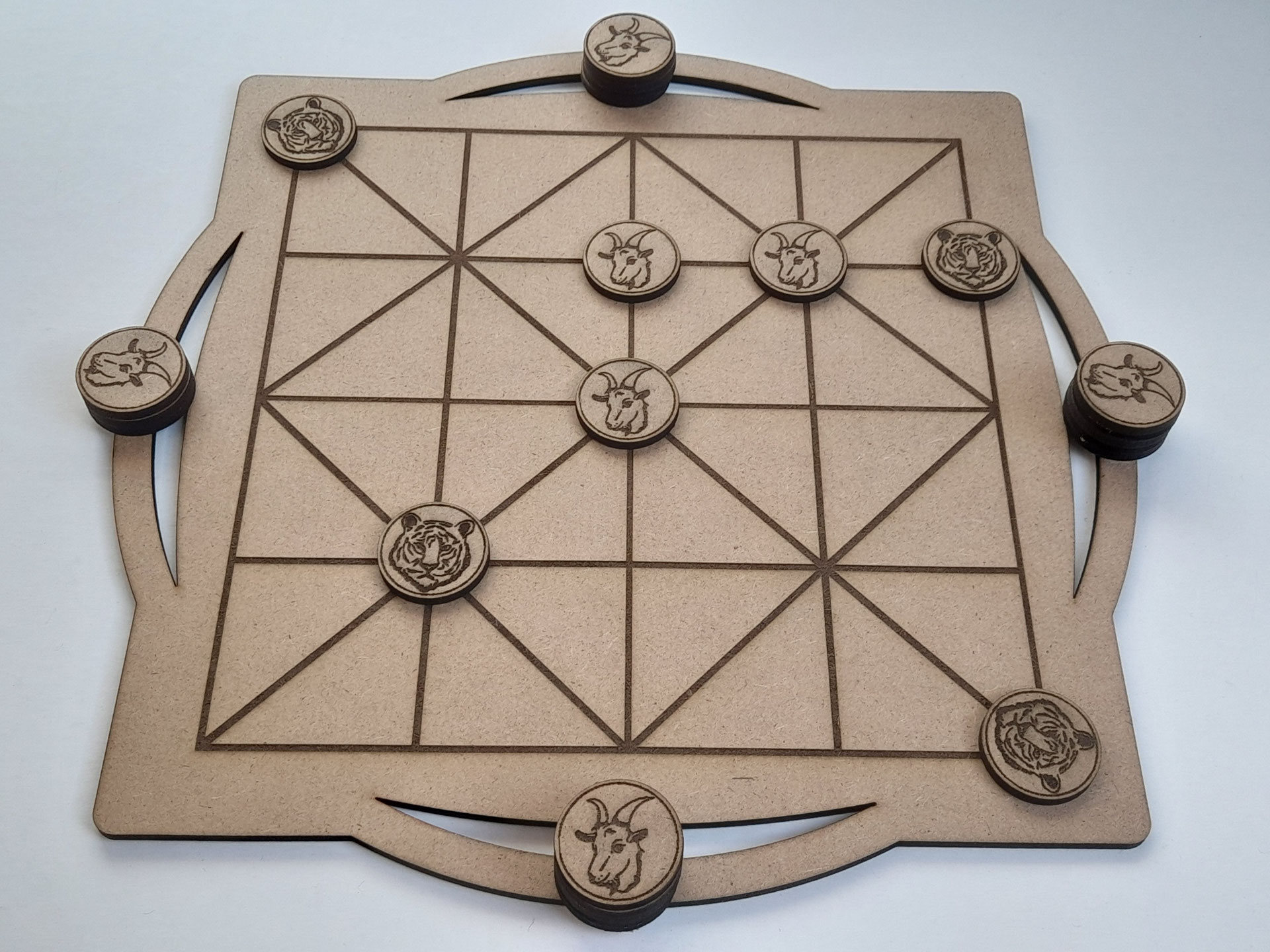 Bagh Chal Tigres et Chèvres - dragono.fr